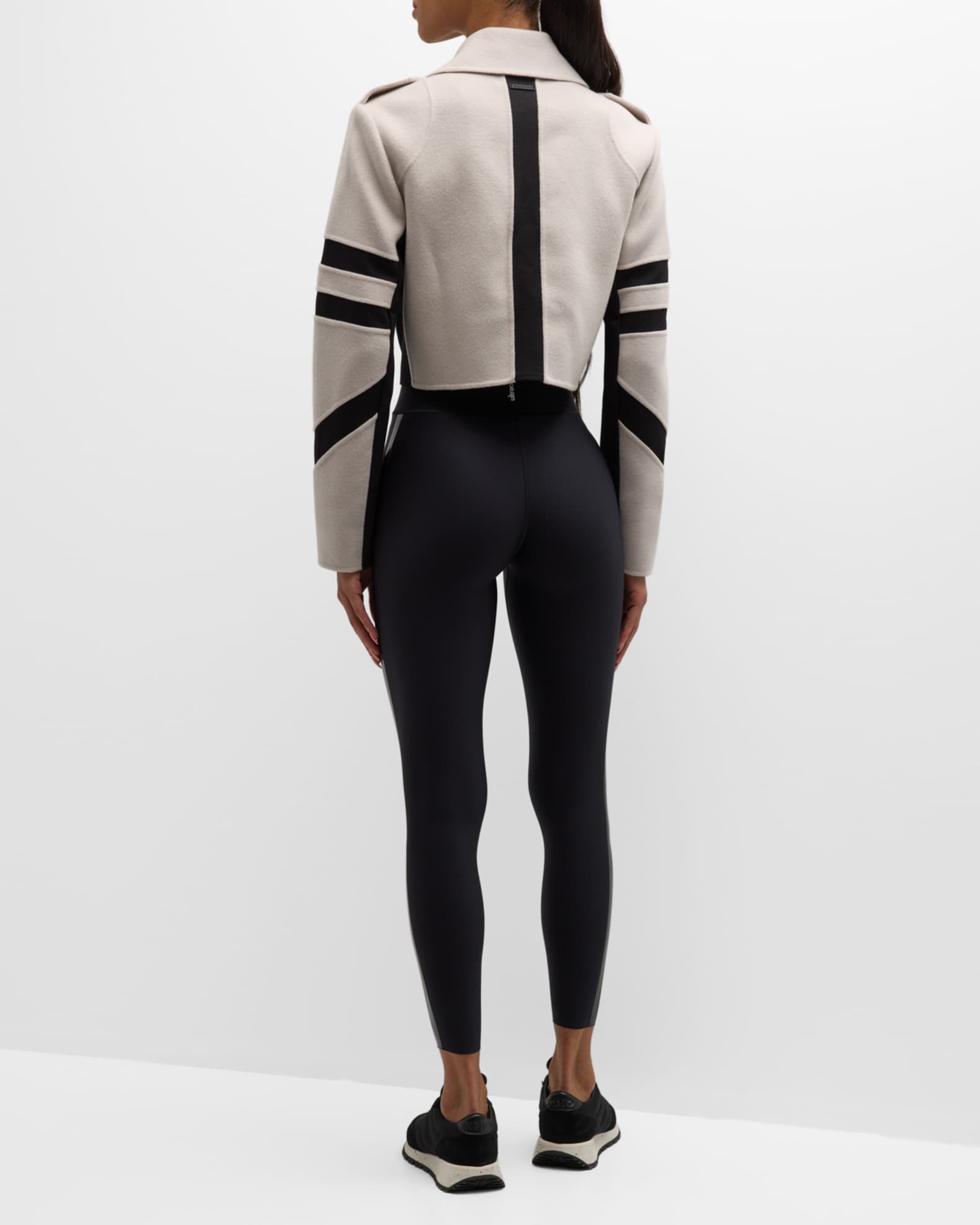 Blanc Noir Handmade Wool Crop Jacket | Neiman Marcus
