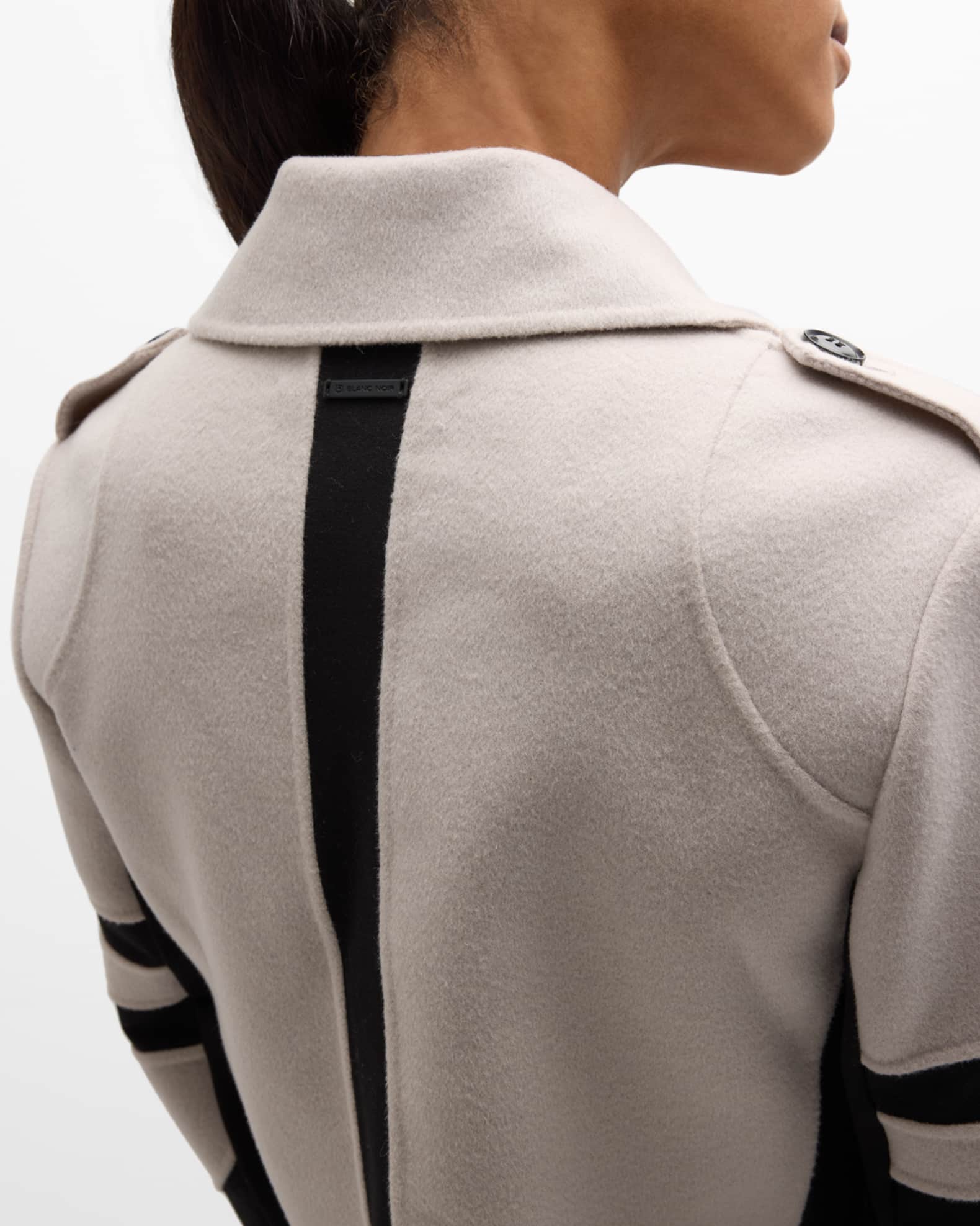 Blanc Noir Handmade Wool Crop Jacket | Neiman Marcus