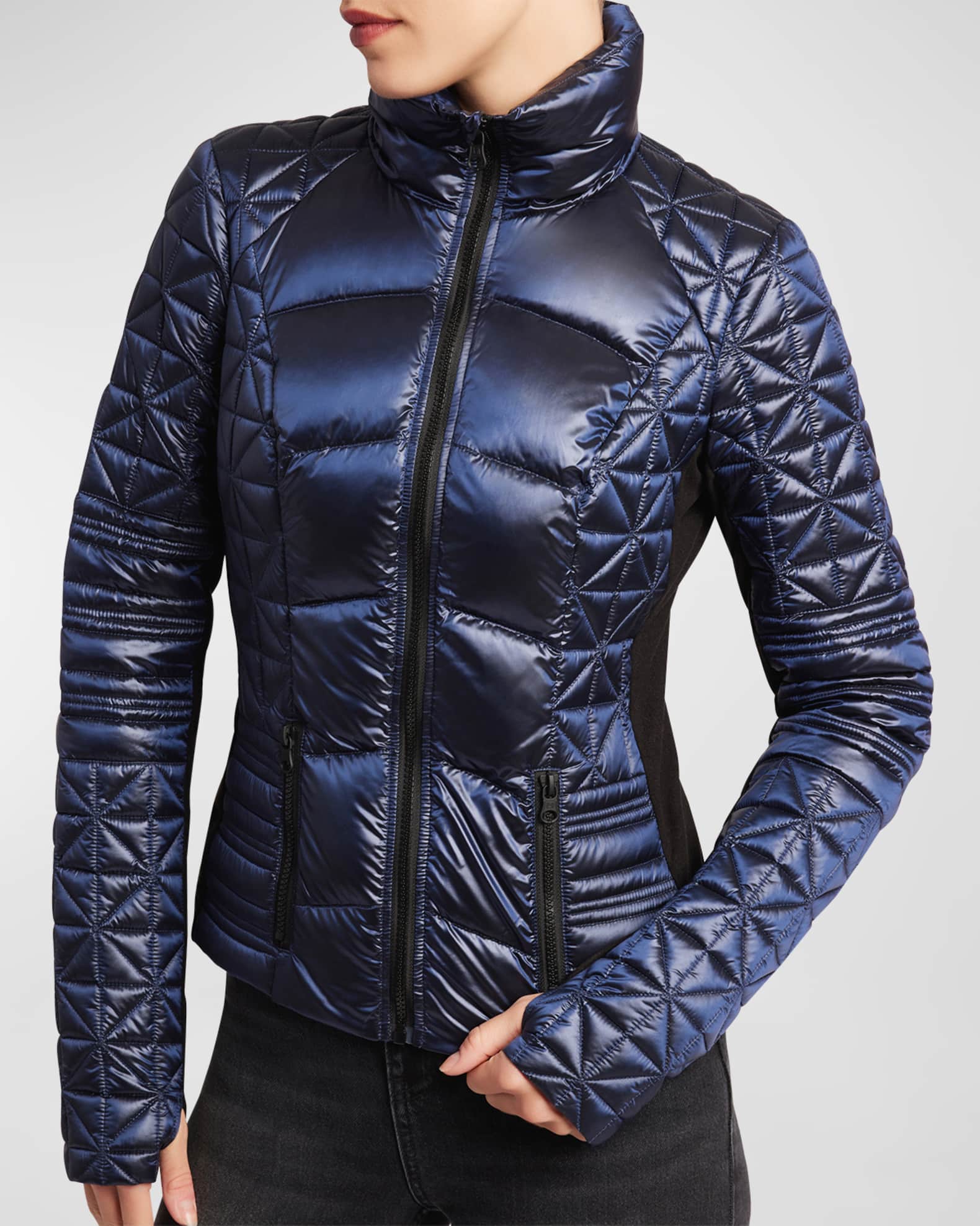 Blanc Noir Lightweight Packable Puffer Jacket | Neiman Marcus