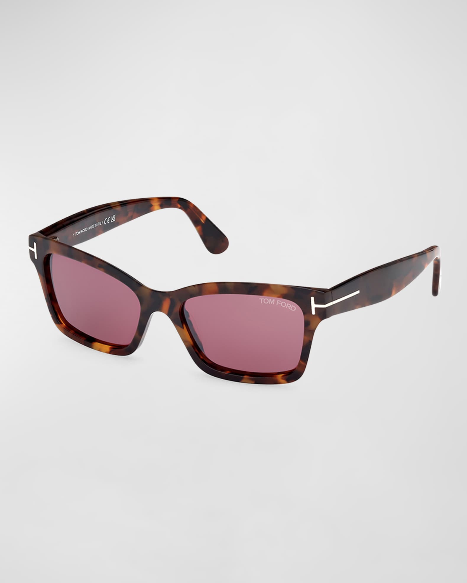 TOM FORD Mikel Acetate Square Sunglasses | Neiman Marcus