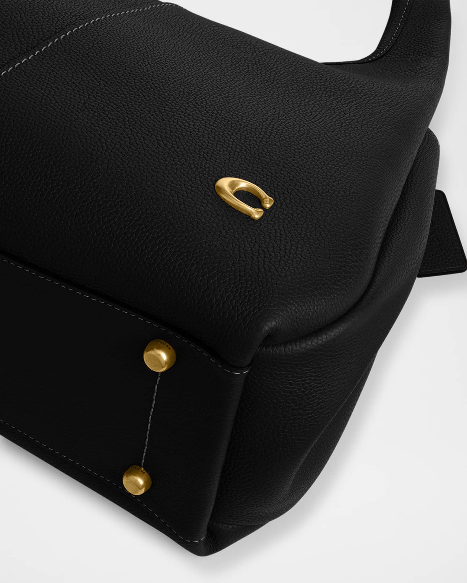 Coach Lana Pebble Leather Shoulder Bag | Neiman Marcus