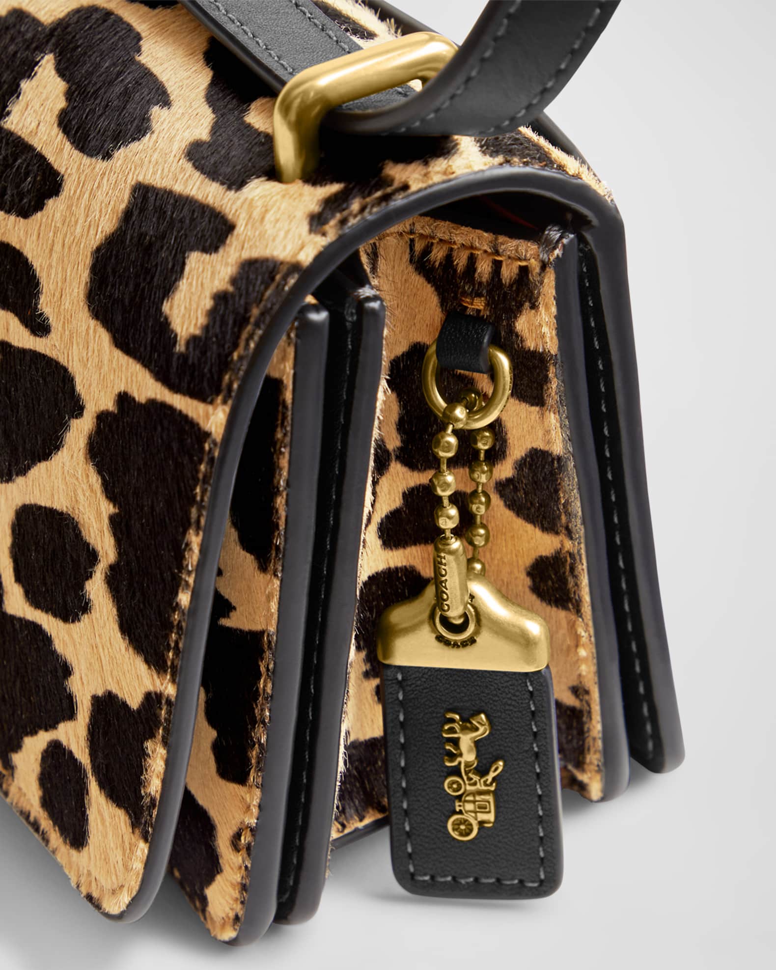 Coach Bandit Leopard Crossbody Bag | Neiman Marcus