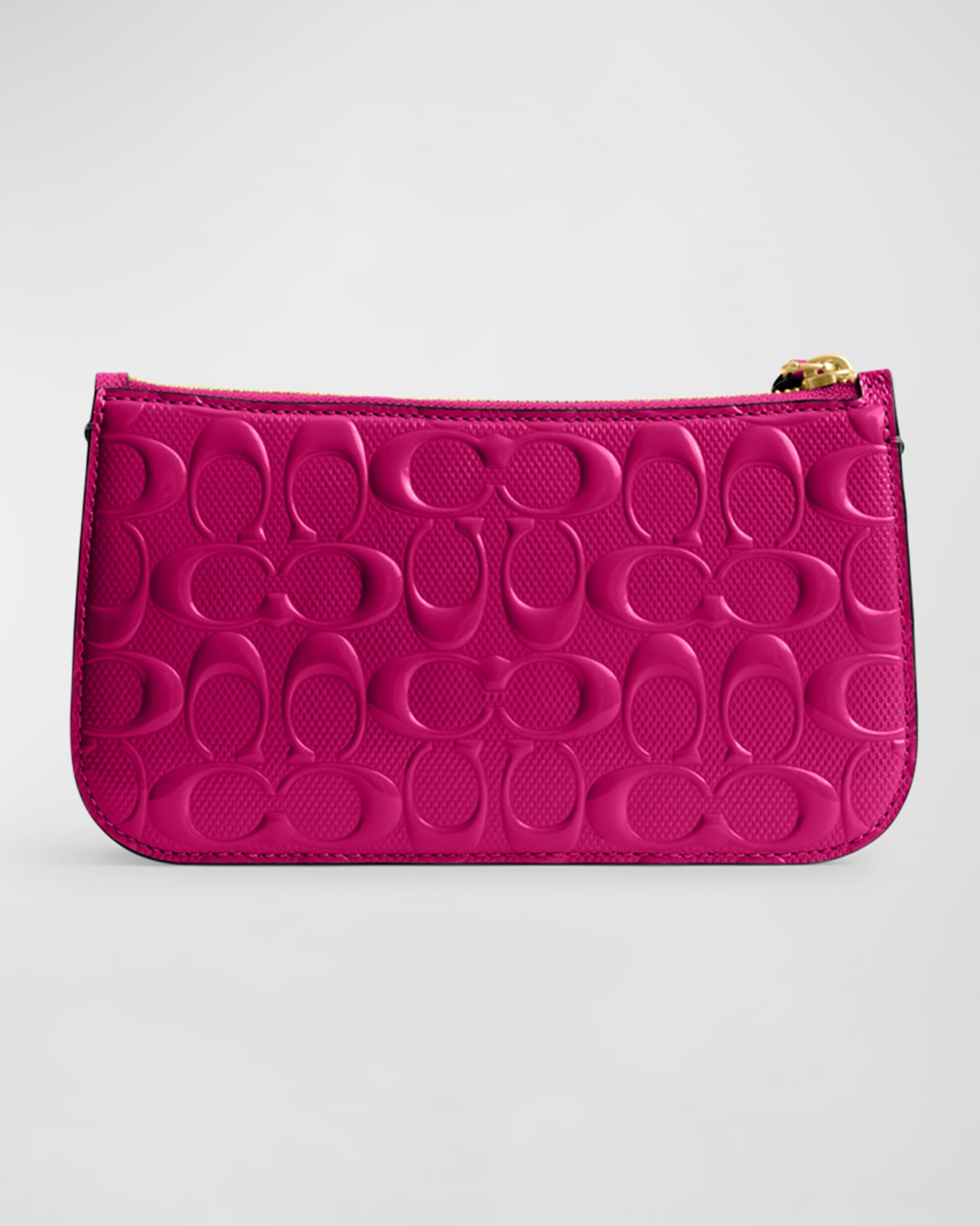 Coach Penn Signature Patent Leather Shoulder Bag | Neiman Marcus