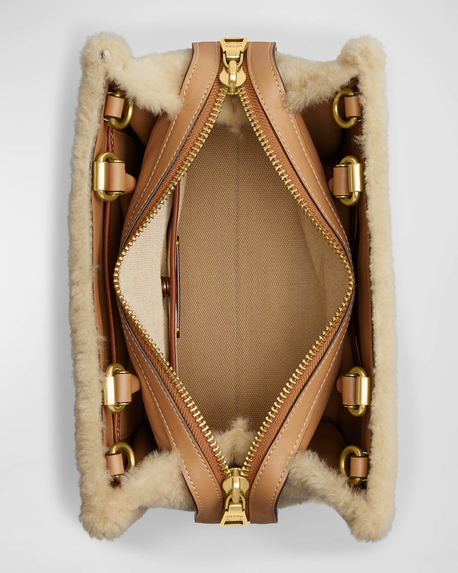 Coach Rogue 25 Shearling Tote Bag | Neiman Marcus