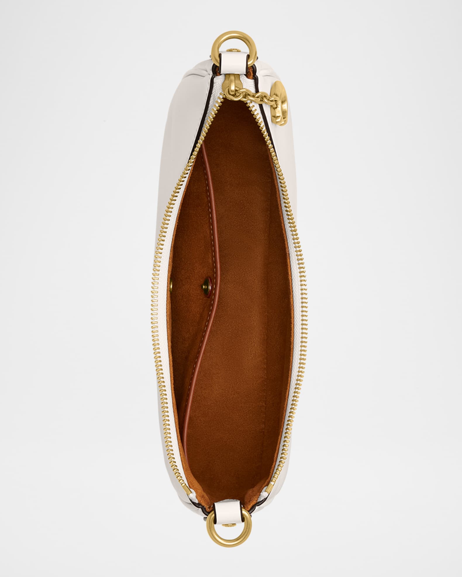 Coach Crescent Glovetanned Leather Shoulder Bag | Neiman Marcus