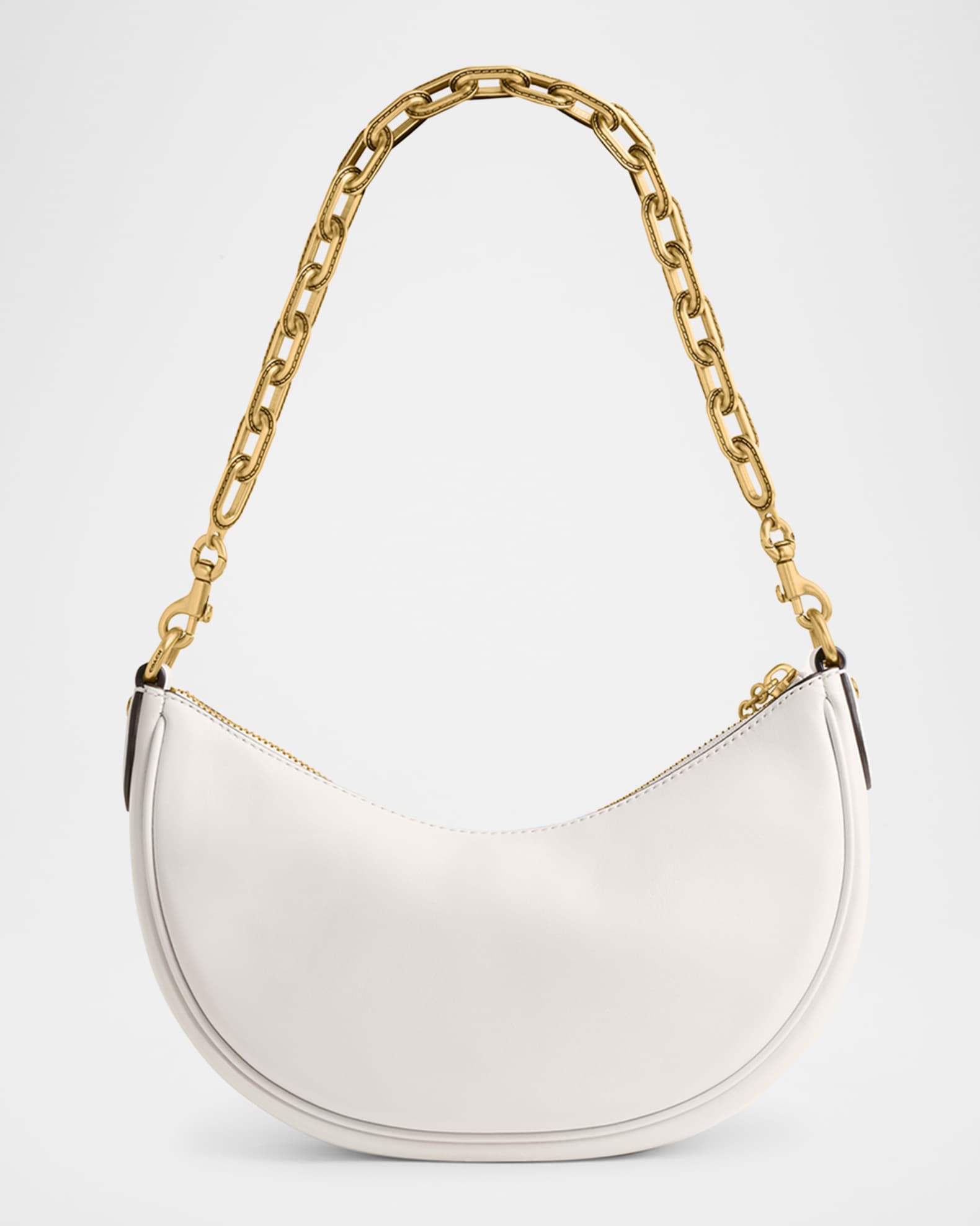Coach Crescent Glovetanned Leather Shoulder Bag | Neiman Marcus