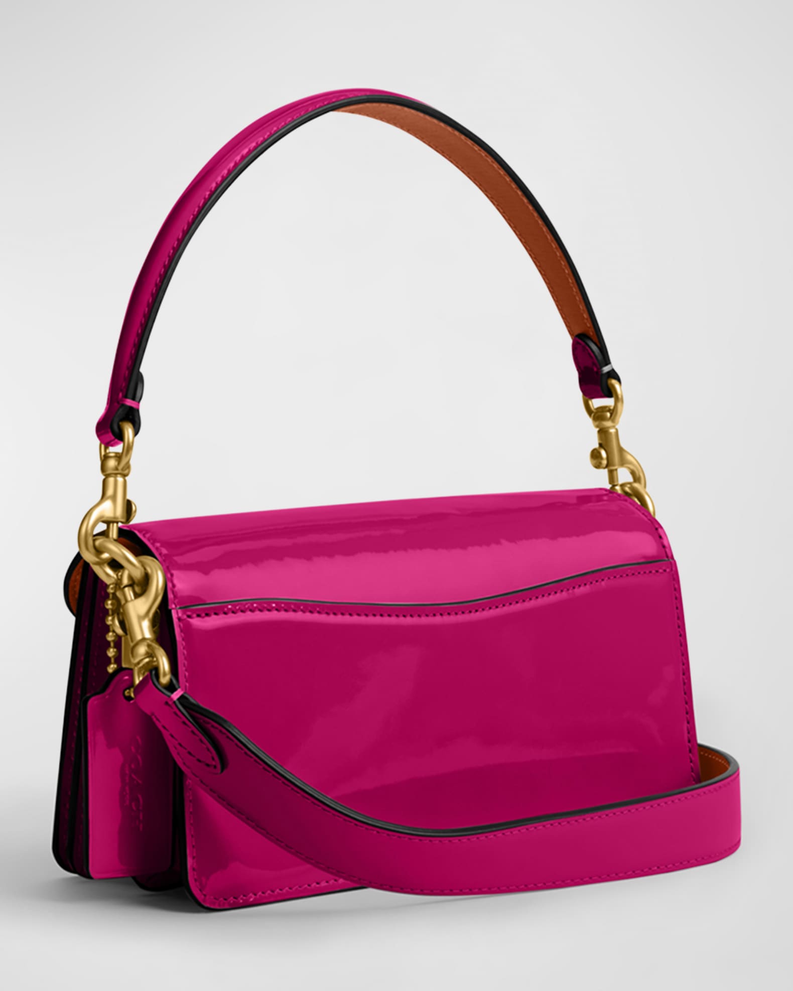 Coach Tabby 20 Signature Patent Shoulder Bag | Neiman Marcus