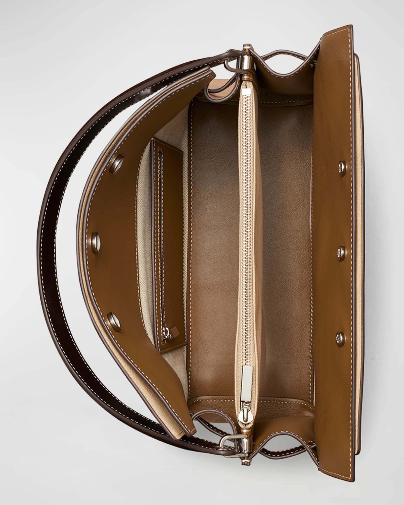 Tory Burch Lee Radziwill Textured Double Shoulder Bag | Neiman Marcus
