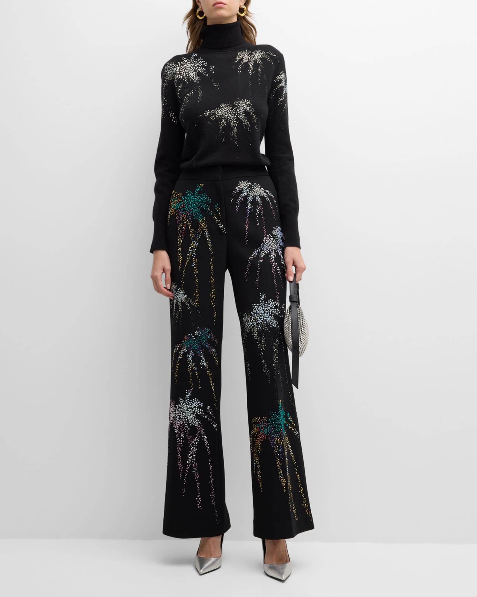 Libertine Aladdin Sane High-Rise Strass-Embellished Straight-Leg Pants ...