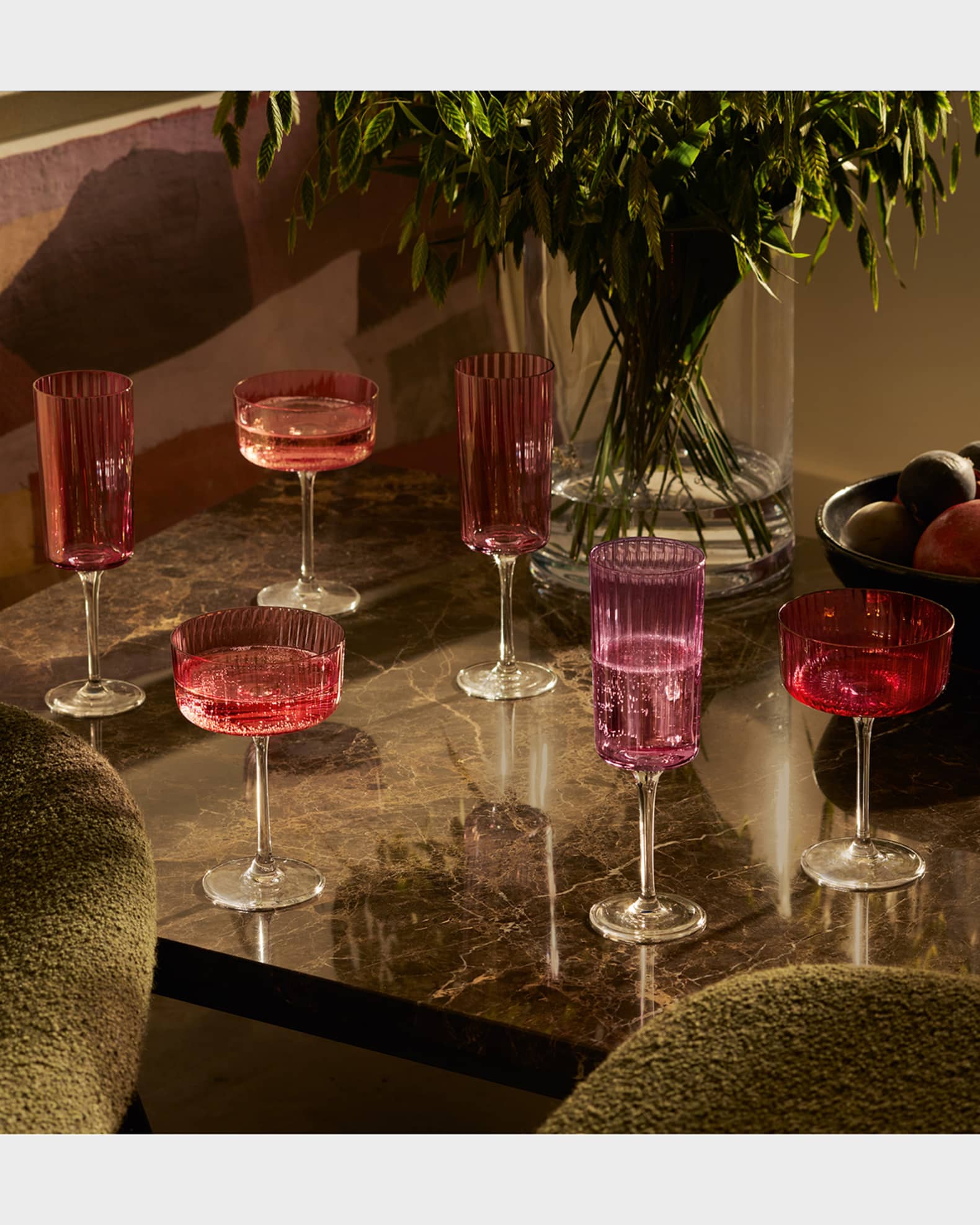 LSA Gems Wine Glasses, Set of 4 | Neiman Marcus