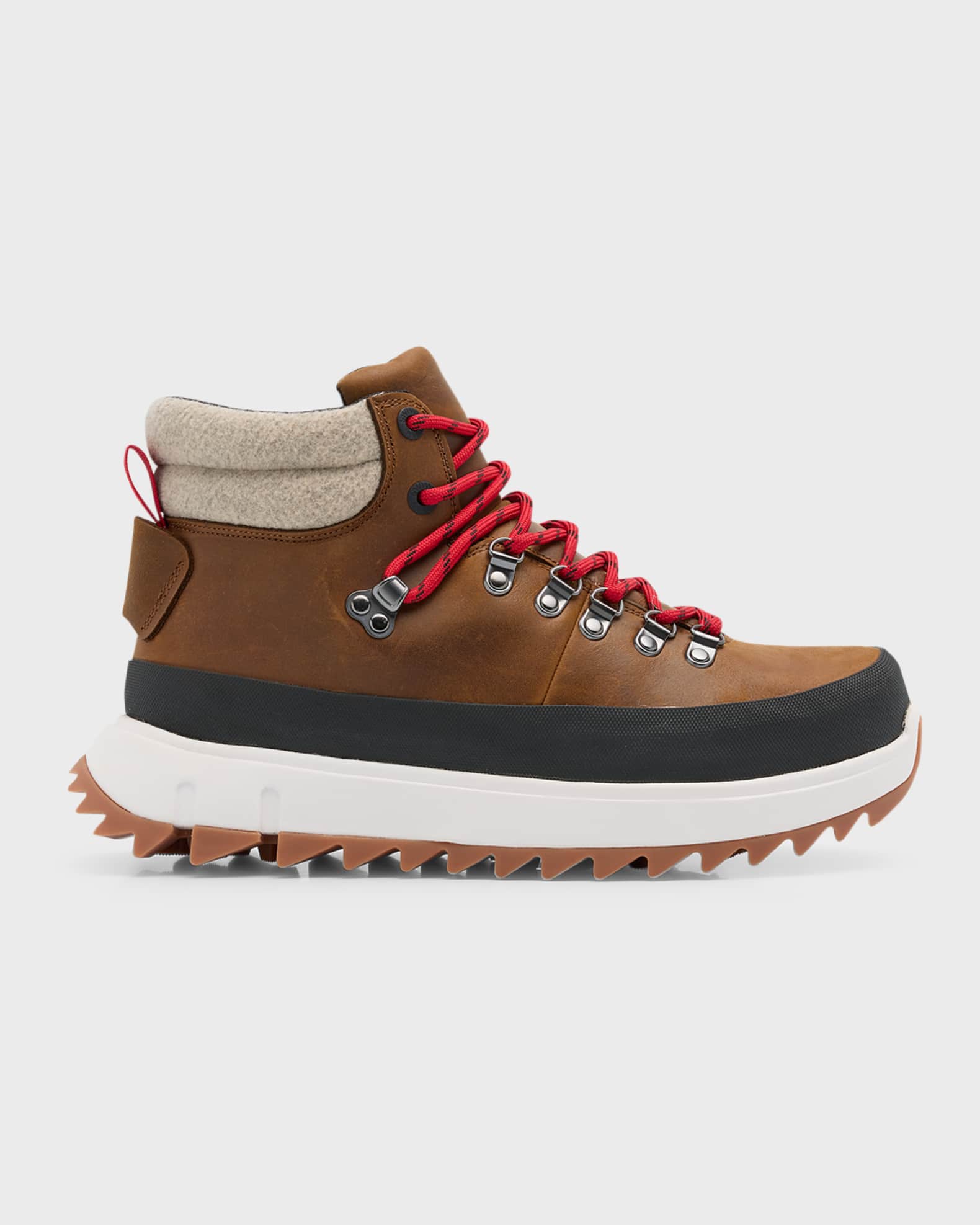 Swims Men's Fjell Leather Lace-Up Boots | Neiman Marcus