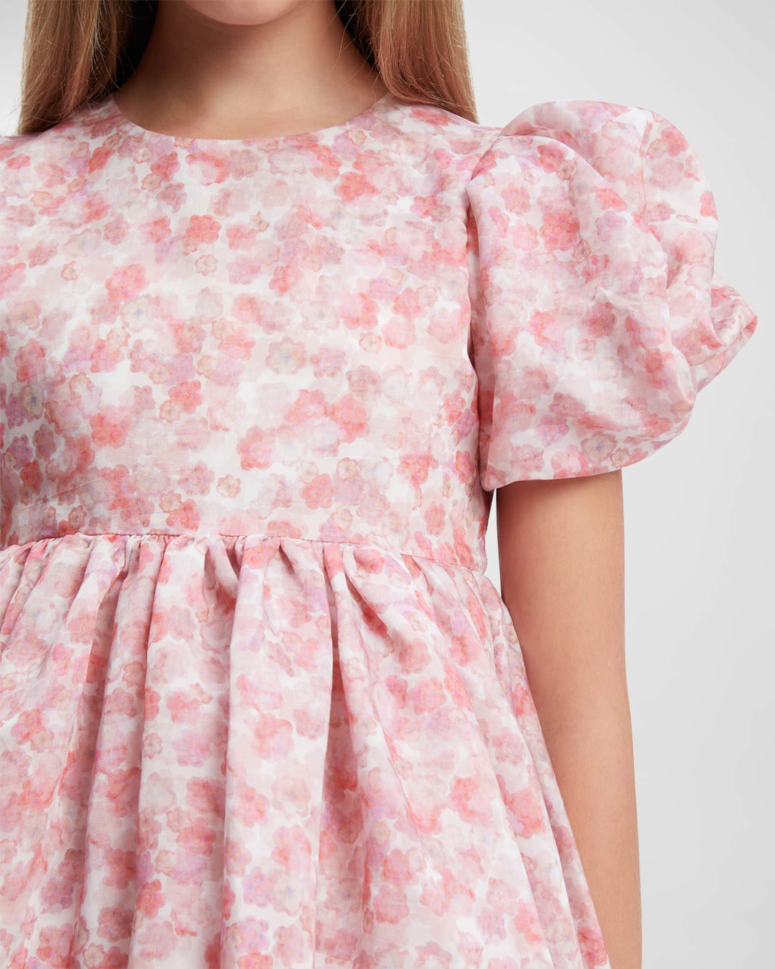 Bardot Junior Girl's Floral-Print Mini Poof Dress, Size 4-10 | Neiman ...