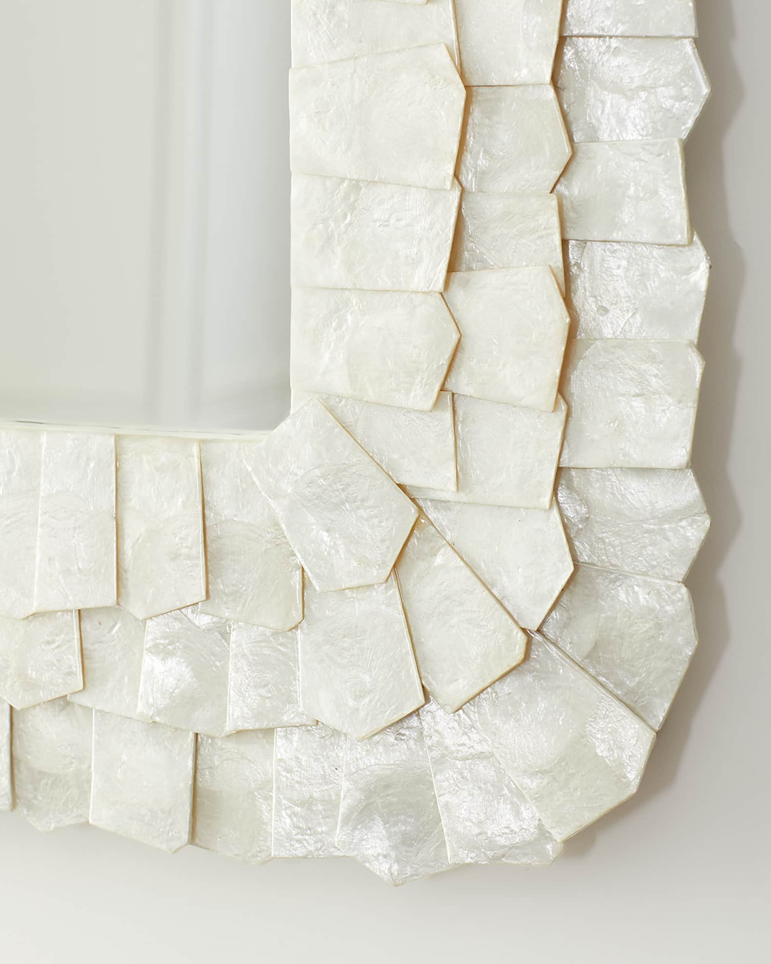 Neiman Marcus Layered Capiz Mirror - 50" | Neiman Marcus