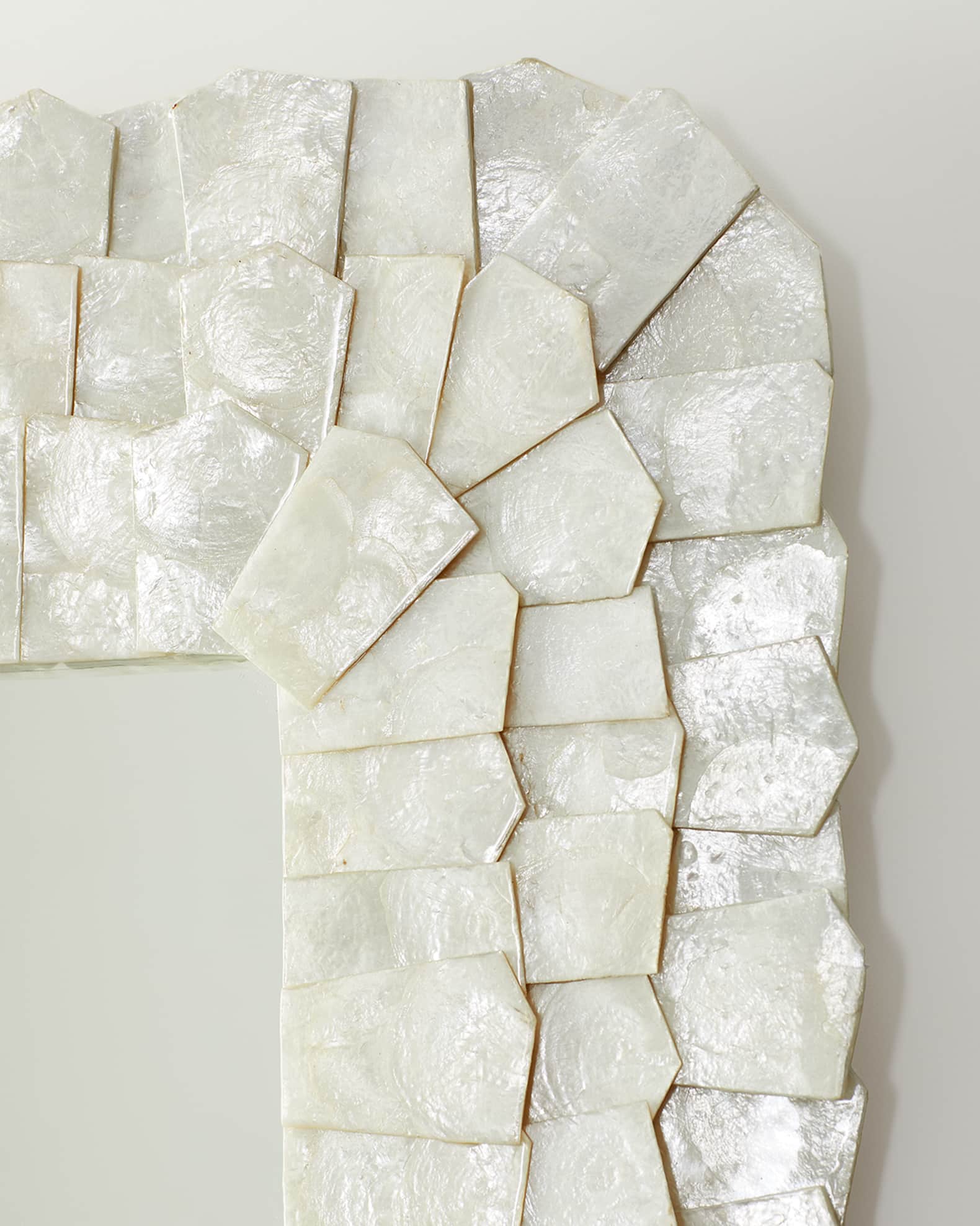 Neiman Marcus Layered Capiz Mirror - 50" | Neiman Marcus