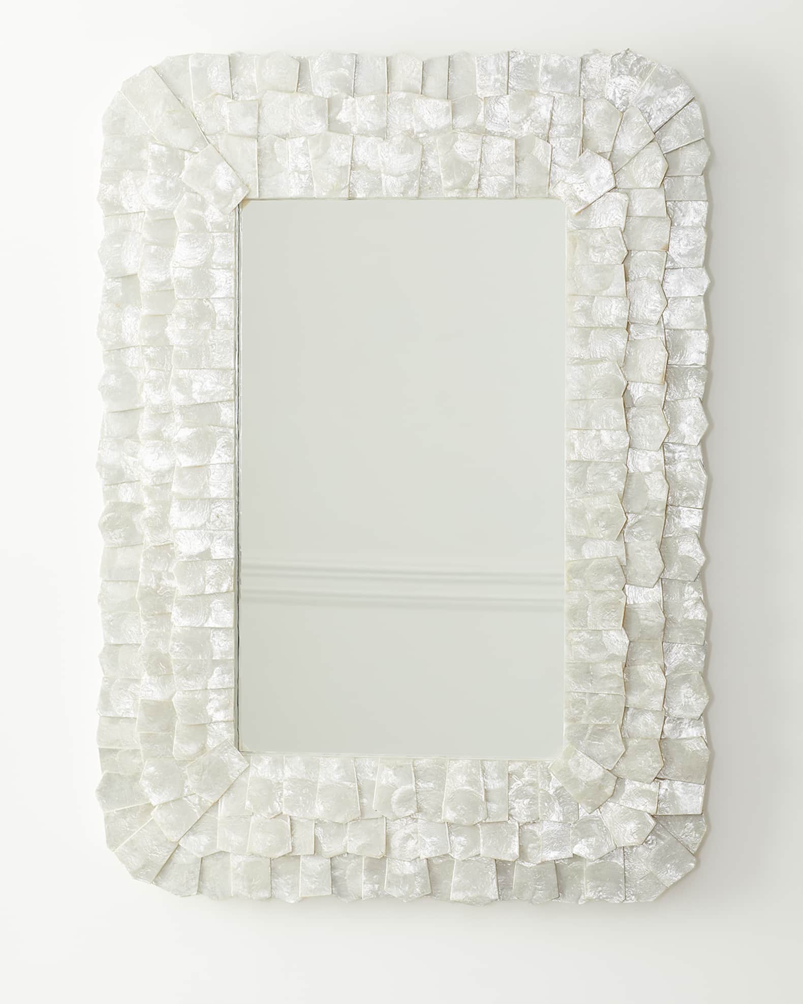Neiman Marcus Layered Capiz Mirror - 50" | Neiman Marcus