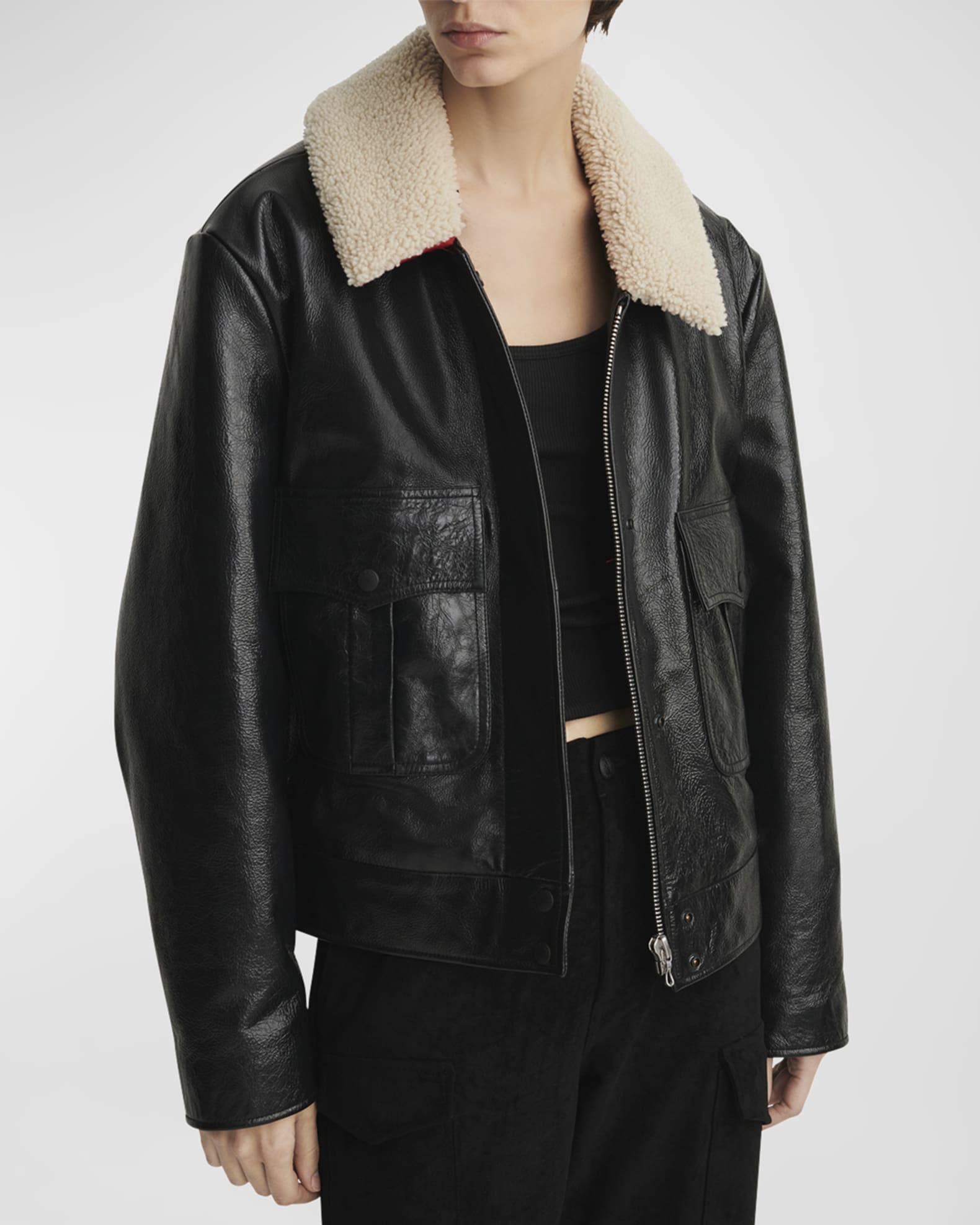 Rag & Bone Colton Leather Jacket | Neiman Marcus