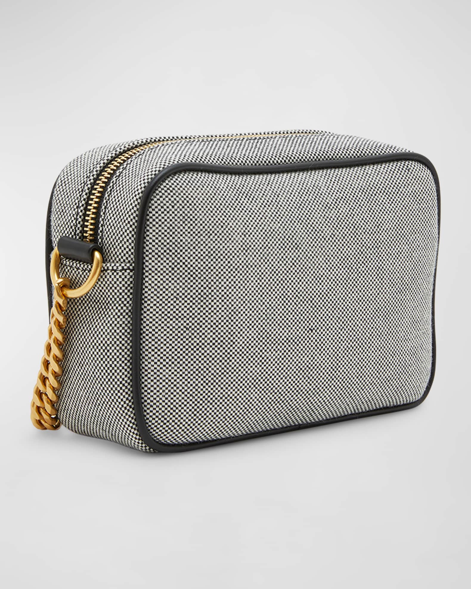 Balmain B Army Camera Bag in Canvas and Leather | Neiman Marcus