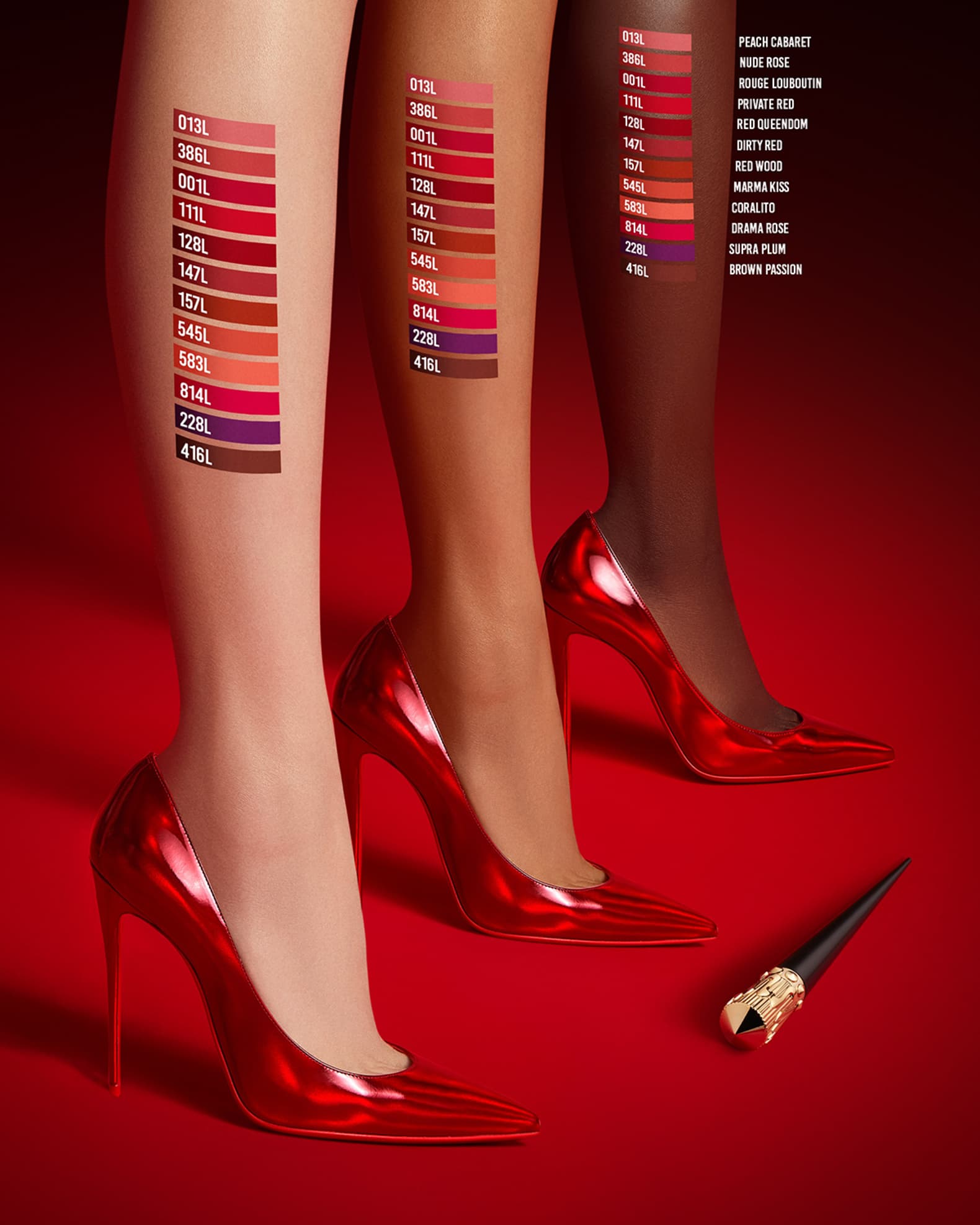 Christian Louboutin Rouge Stiletto Lumi Matte Lipstick | Neiman Marcus