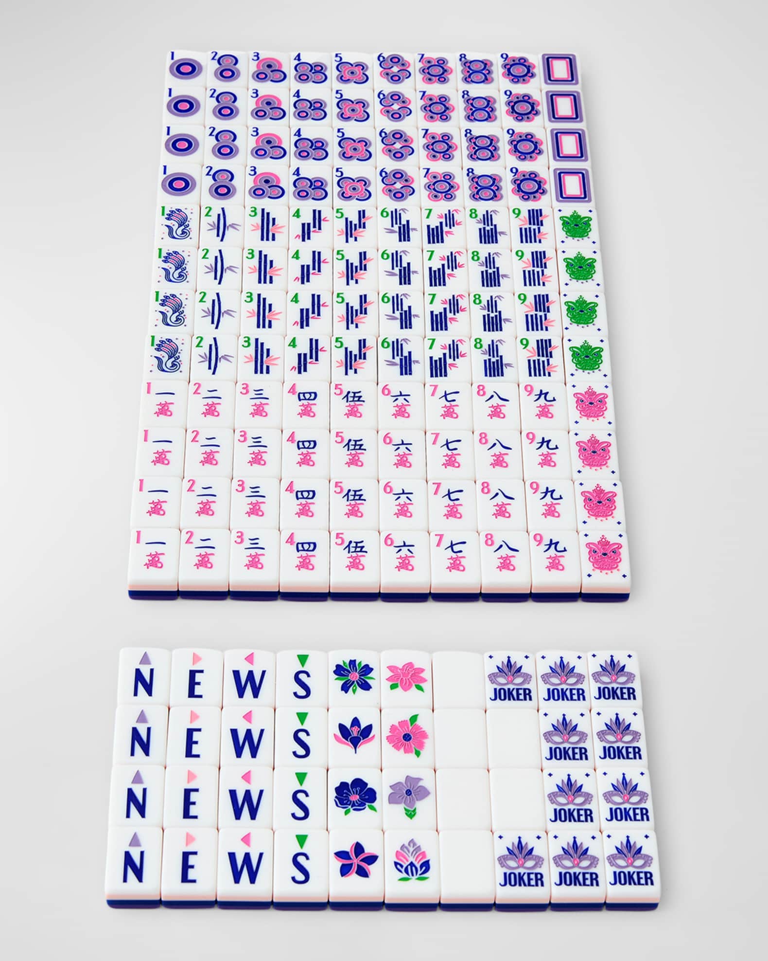 OH MY MAHJONG Ultimate Mahjong Starter Kit, Lilac Soiree | Neiman Marcus