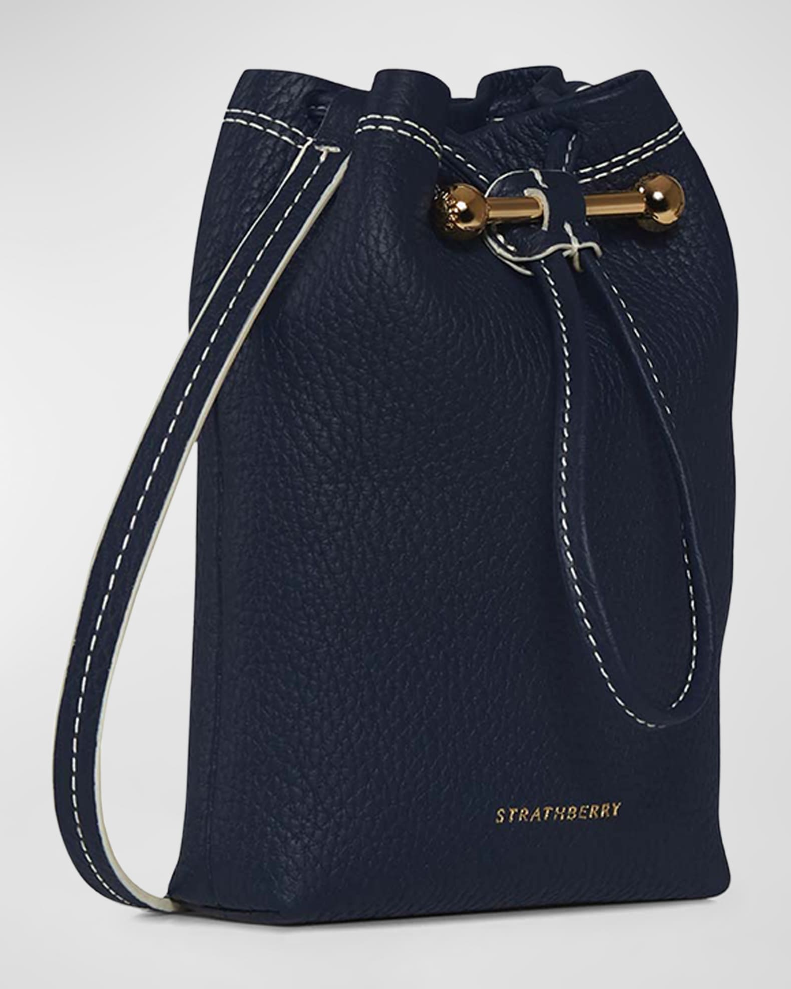 STRATHBERRY Osette Pouch Drawstring Crossbody Bag | Neiman Marcus