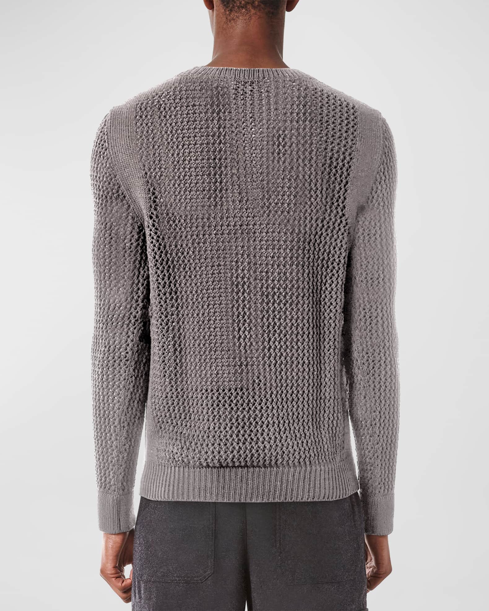 TEDDY VONRANSON Men's Open Work Sweater | Neiman Marcus