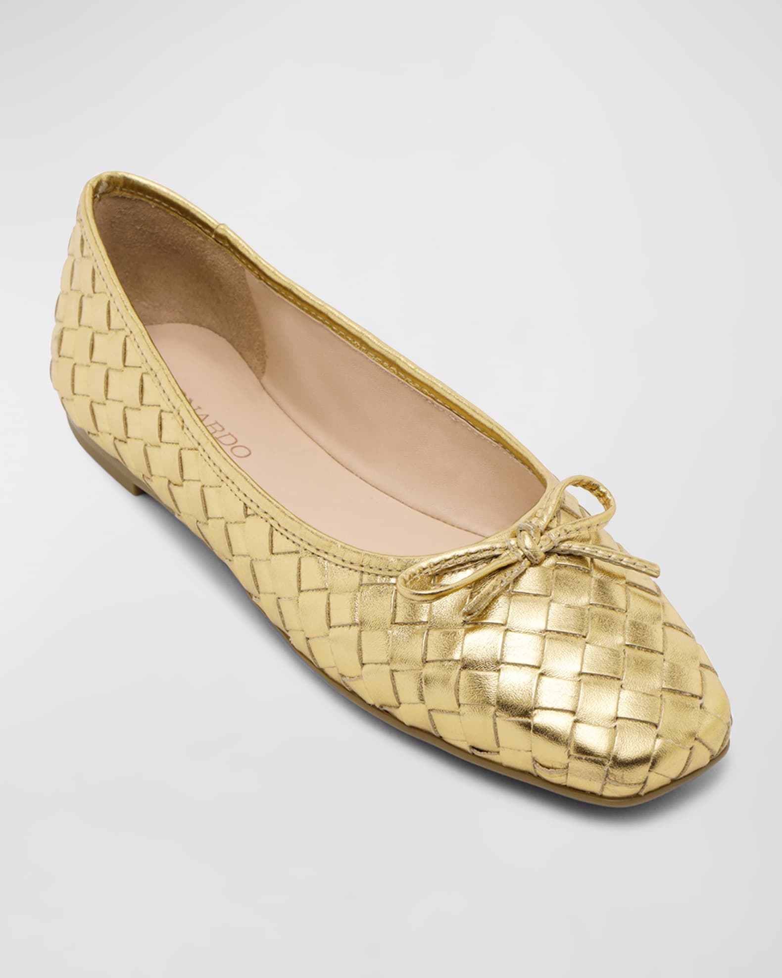Bernardo Gwynn Woven Ballet Flats | Neiman Marcus