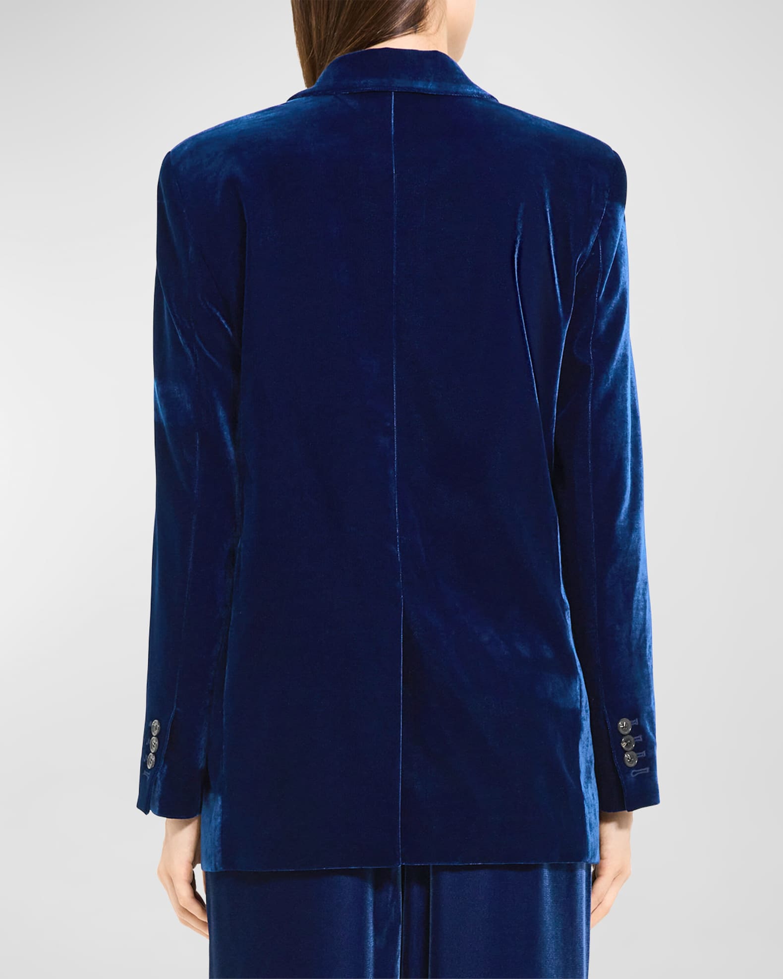 Theory Velvet Tailored Jacket | Neiman Marcus