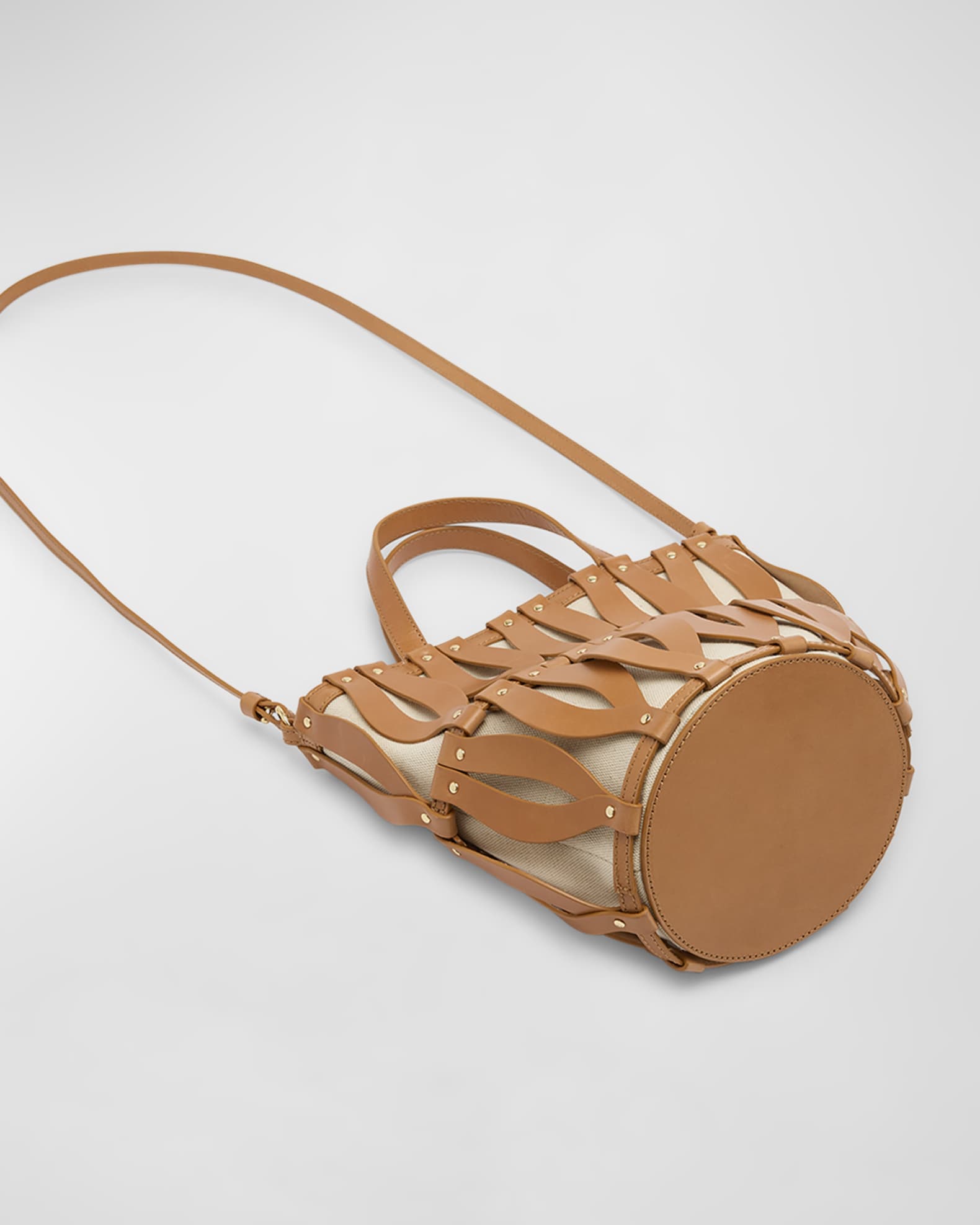 Ulla Johnson Indra Mini Caged Tote Bag | Neiman Marcus