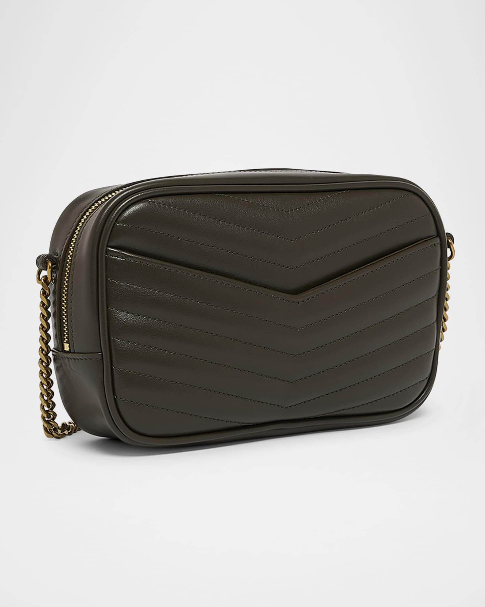 Saint Laurent Lou Mini YSL Camera Bag in Smooth Quilted Leather ...