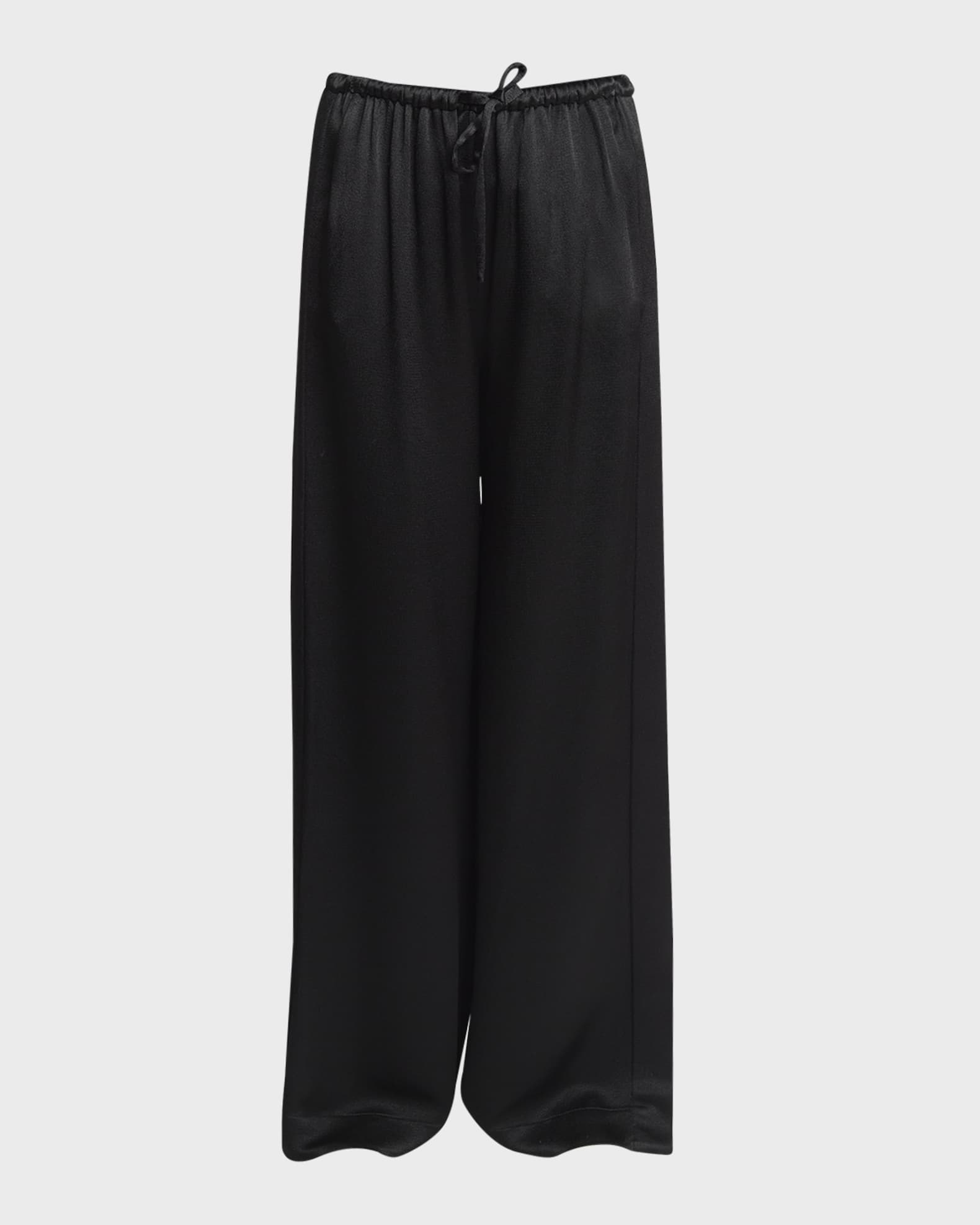 Proenza Schouler White Label Hazel Pull-On Drawstring Satin Pants ...
