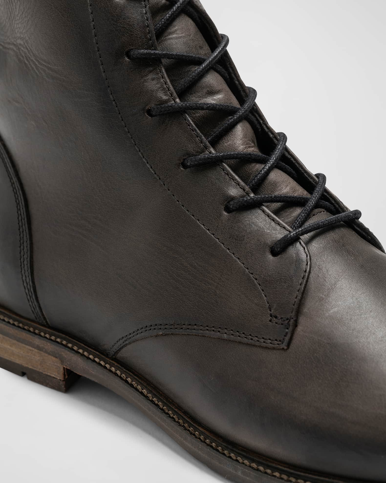 Rodd & Gunn Men's Portal Leather Military Boots | Neiman Marcus