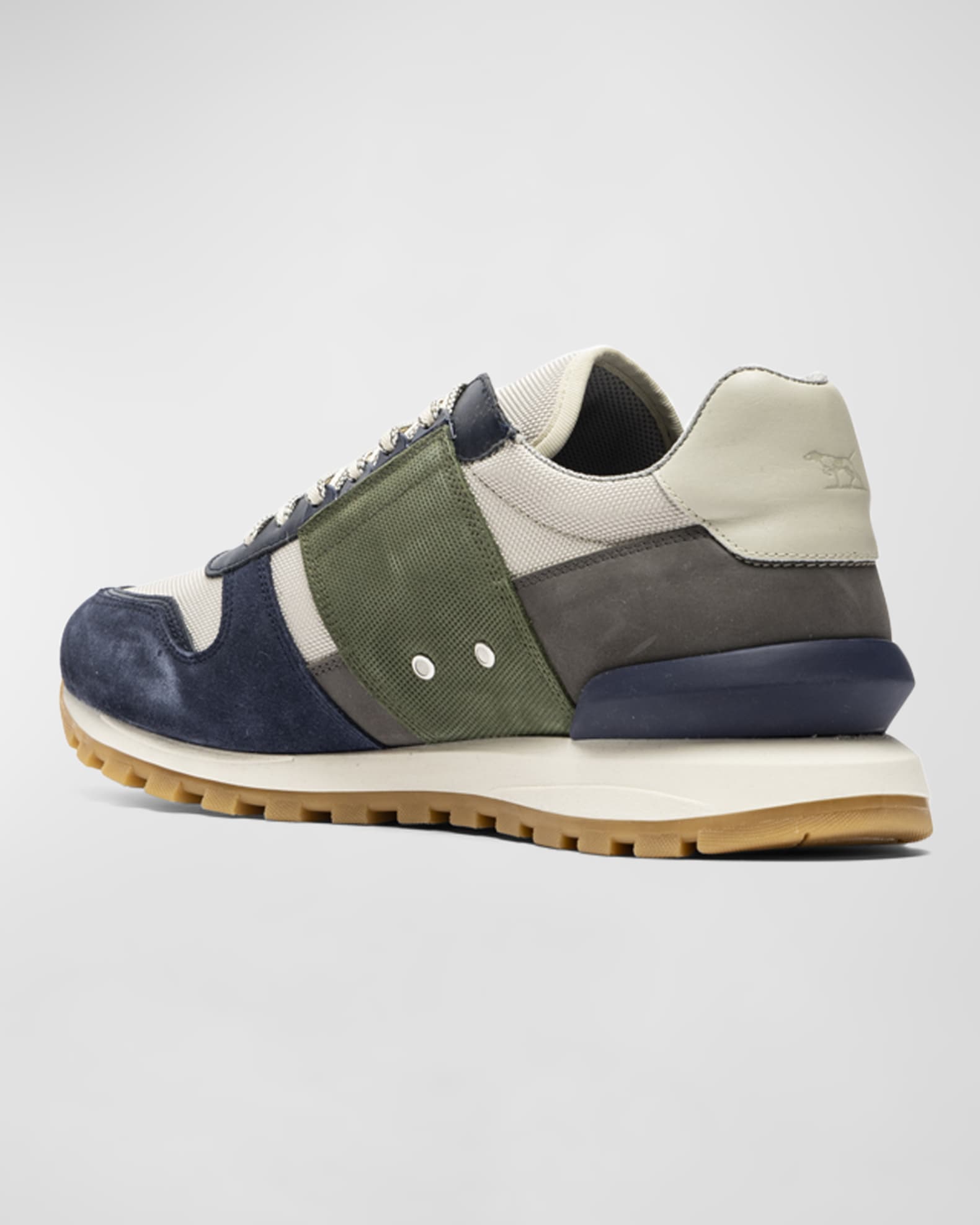 Rodd & Gunn Men's Queensberry Leather and Suede Low-Top Sneakers ...