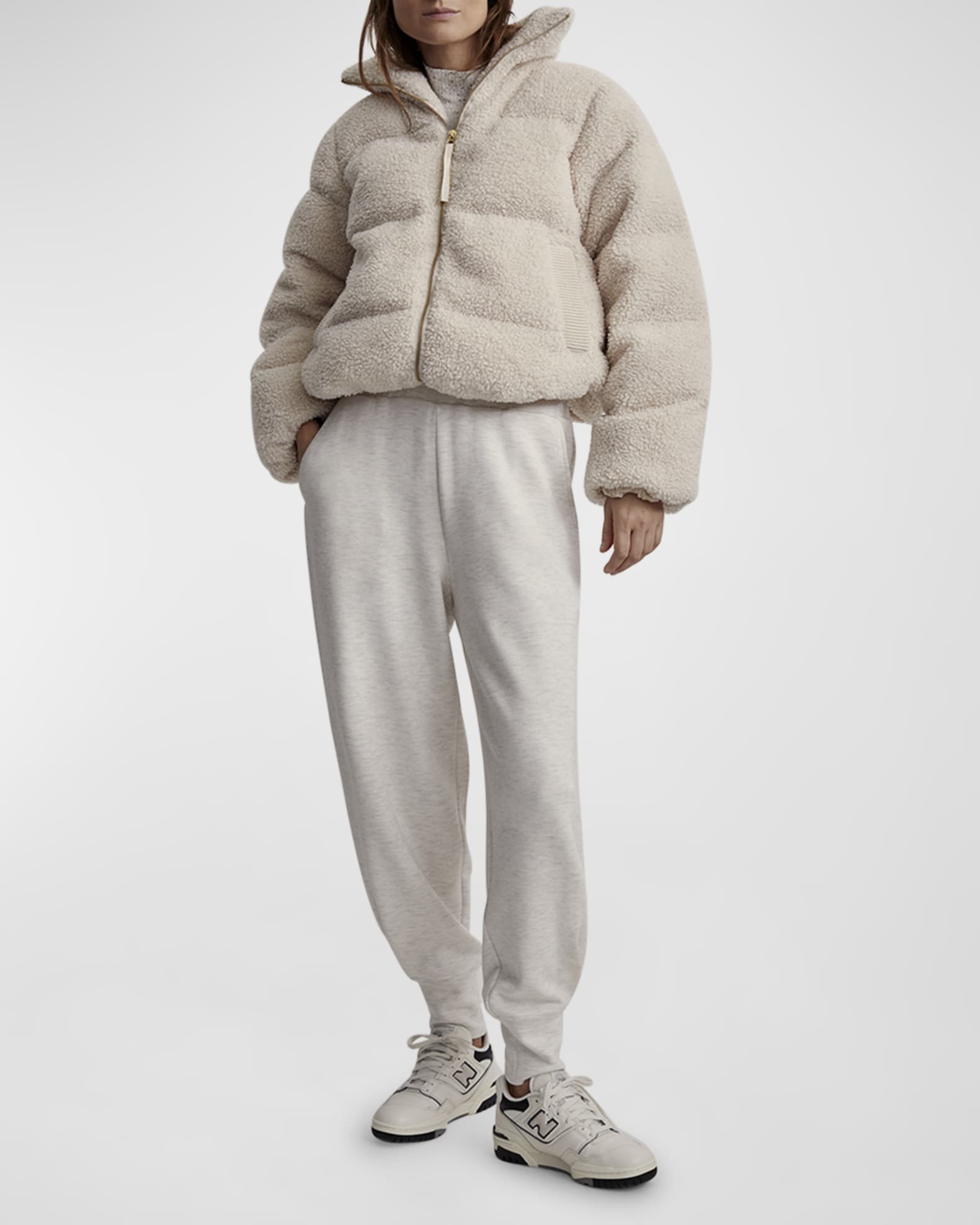 Varley Wilkins Sherpa Puffer Jacket | Neiman Marcus