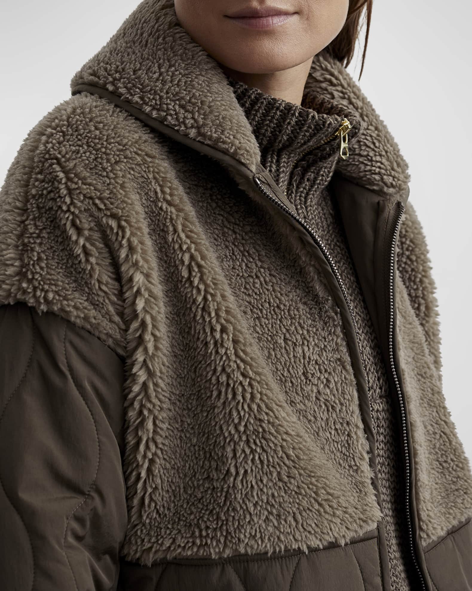 Varley Derry Quilted Sherpa Jacket | Neiman Marcus