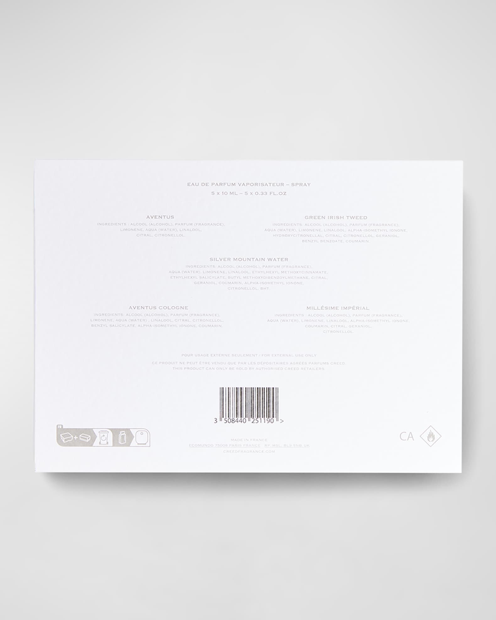 CREED Men's 5-Piece 10mL Discovery Set | Neiman Marcus