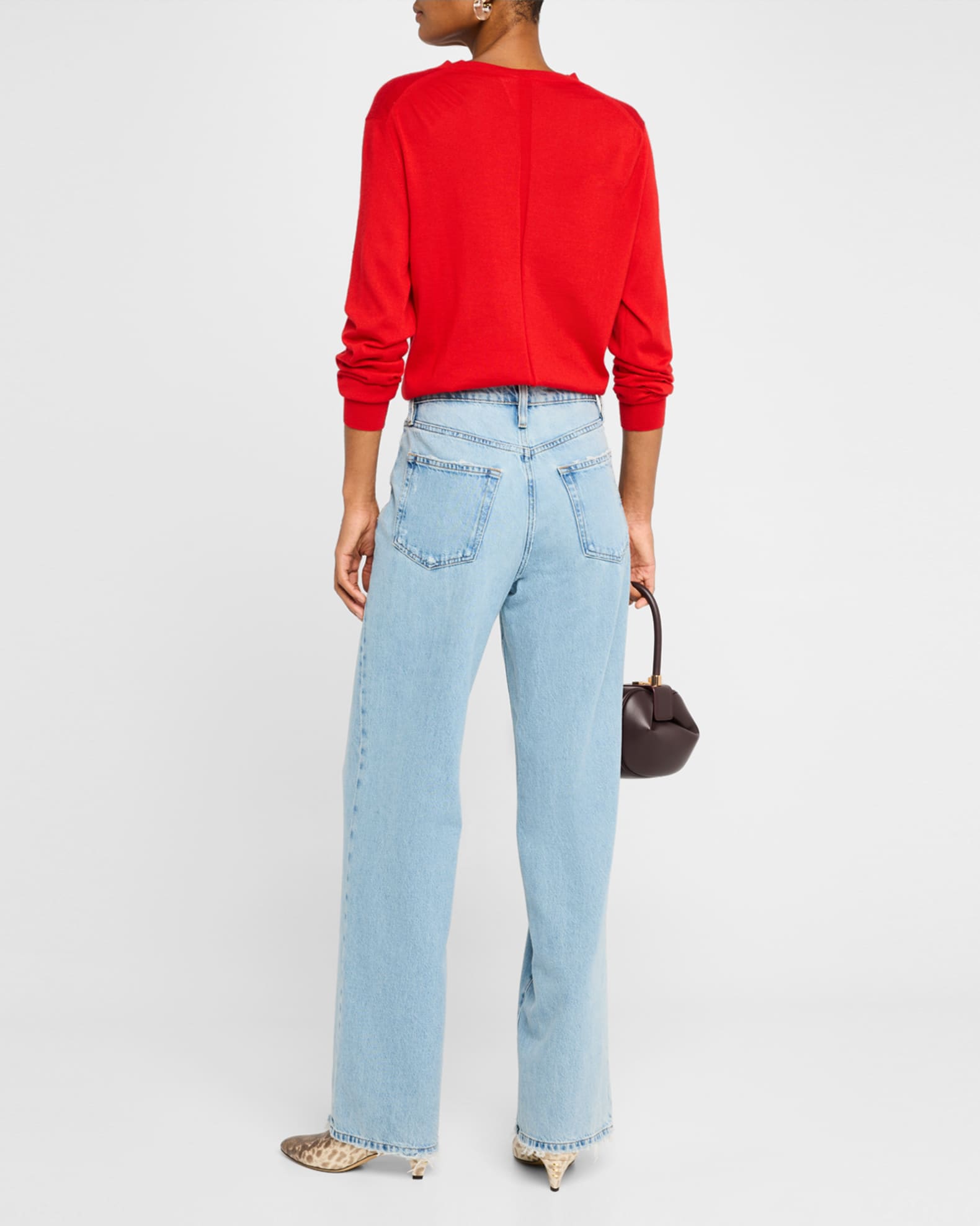 FRAME Le Jane Wide-Leg Jeans | Neiman Marcus
