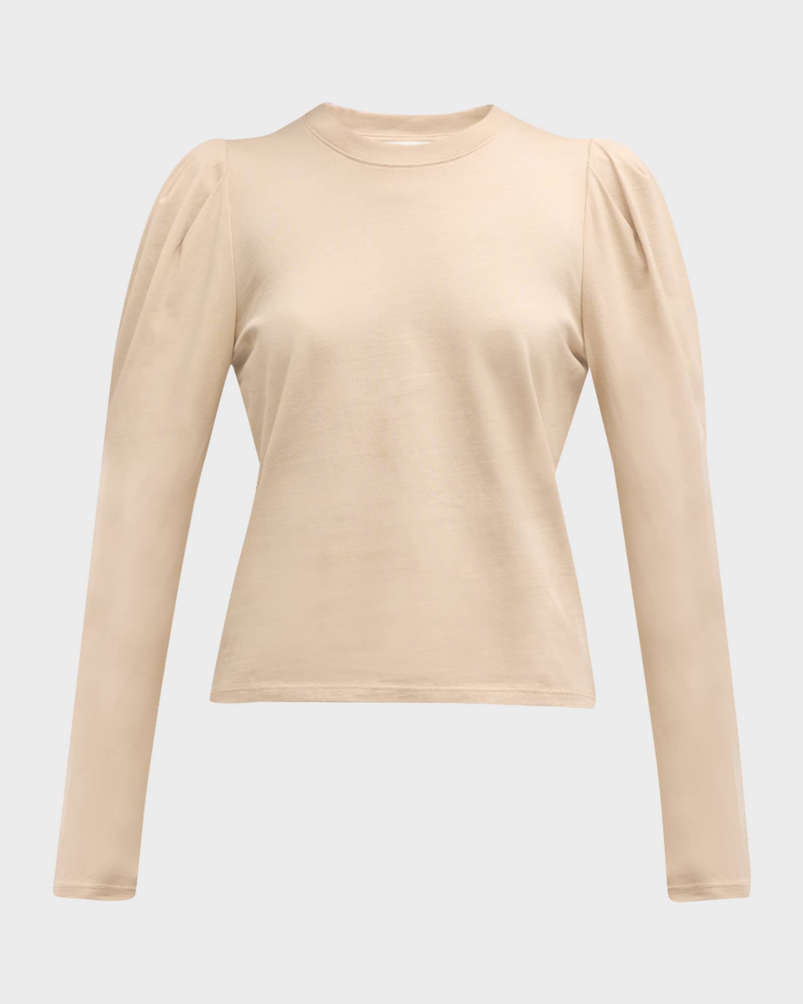 FRAME Draped Knit Femme Tee | Neiman Marcus