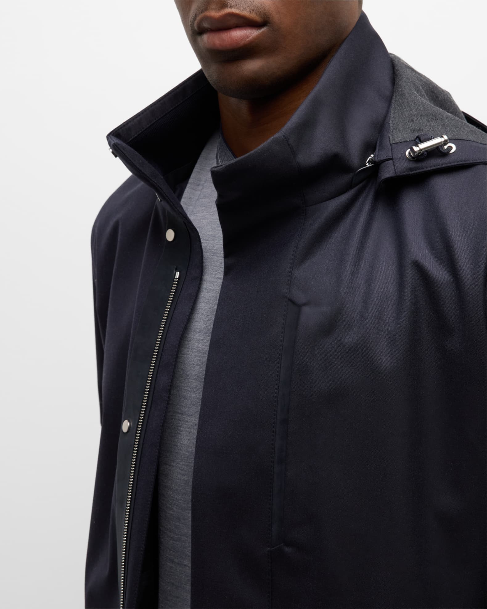 ZEGNA Men's Oasi Cashmere Field Jacket | Neiman Marcus