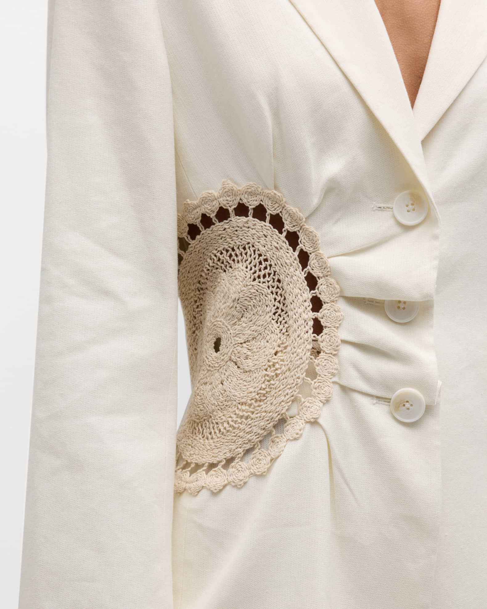 SIR Atacama Crochet Blazer | Neiman Marcus