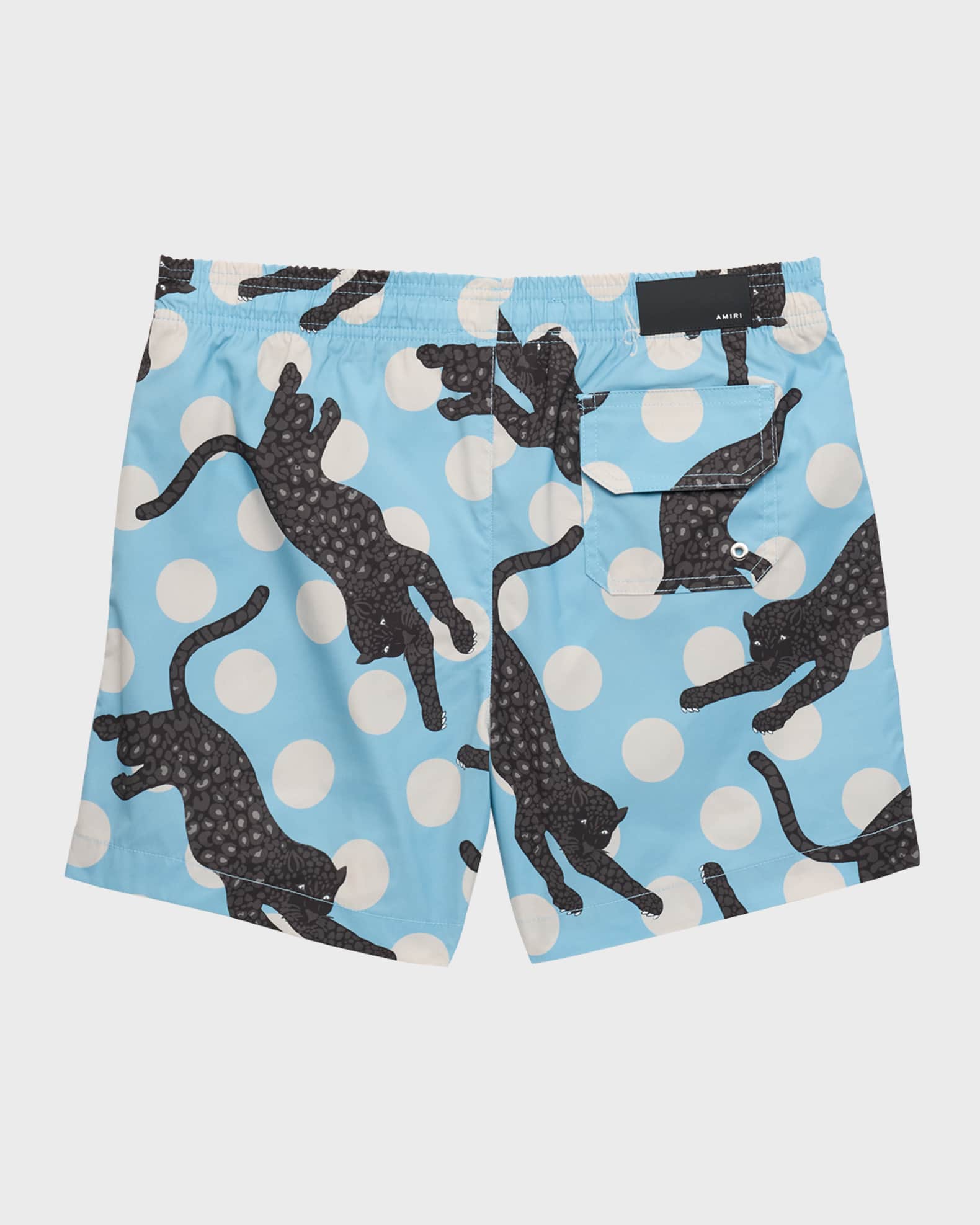 Amiri Boy's Polka Dot & Leopard-Print Swim Shorts, Size 4-12 | Neiman ...