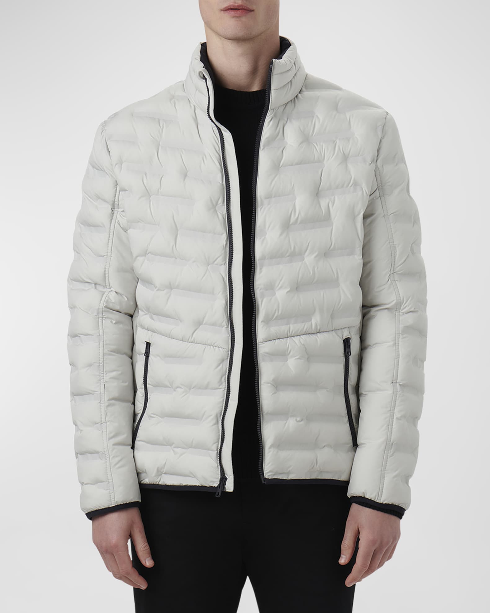 Bugatchi Men's Quilted Jacket | Neiman Marcus