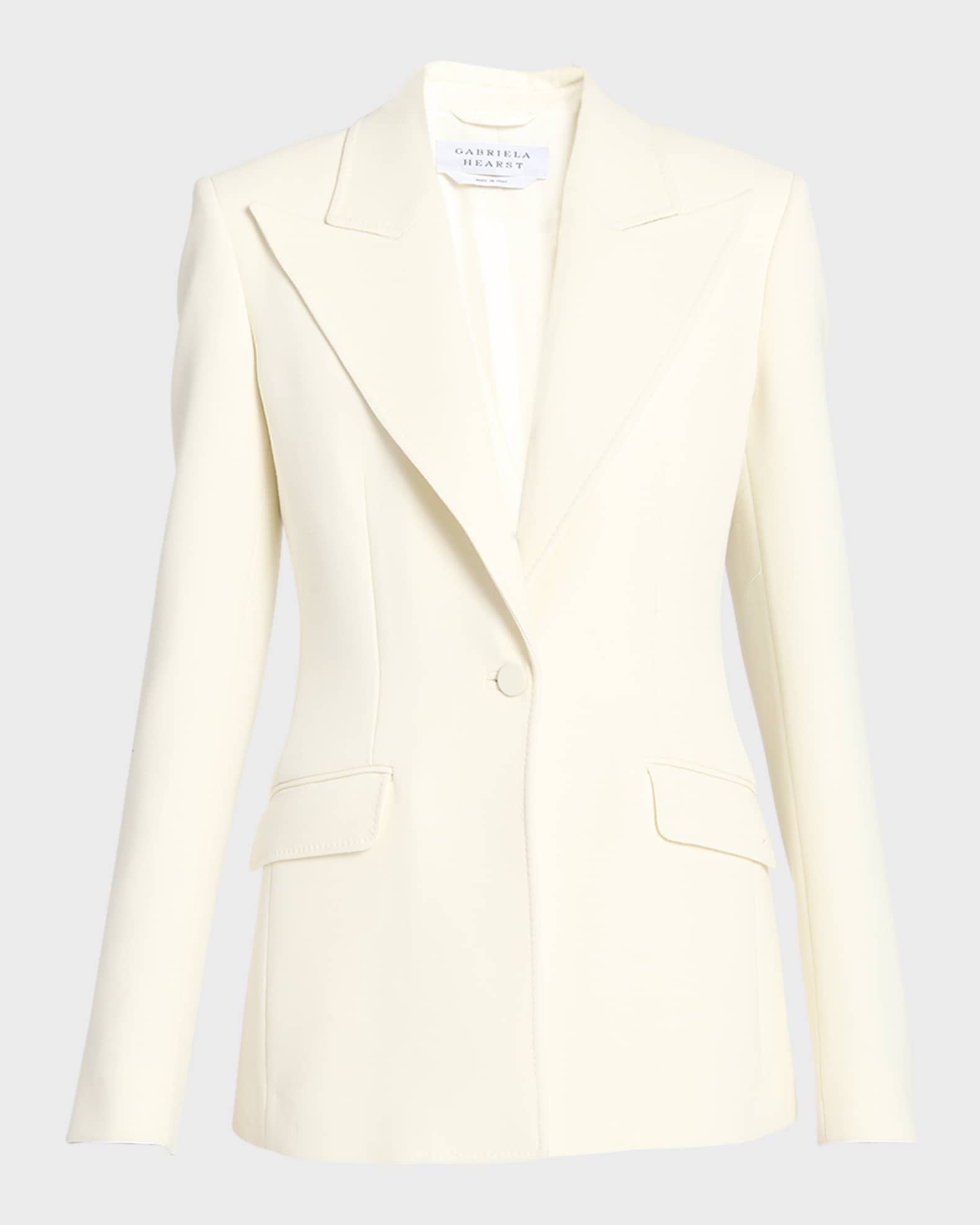 Gabriela Hearst Leiva Wool Blazer Jacket | Neiman Marcus