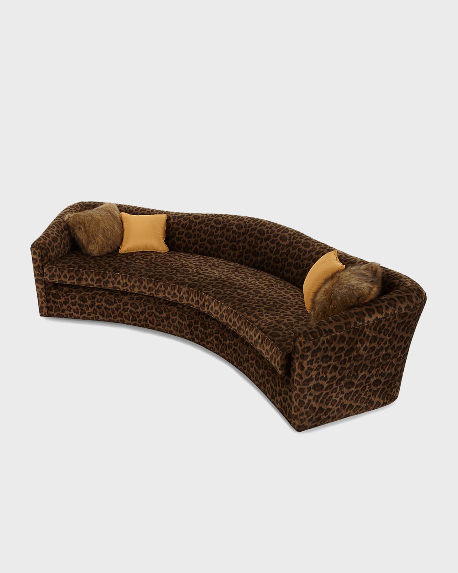 Haute House Kylee Leopard-Print Sofa, 90" | Neiman Marcus
