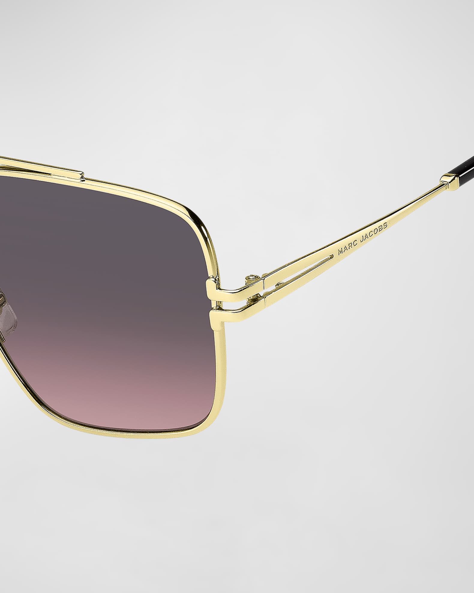 Marc Jacobs Chain Metal & Plastic Aviator Sunglasses | Neiman Marcus