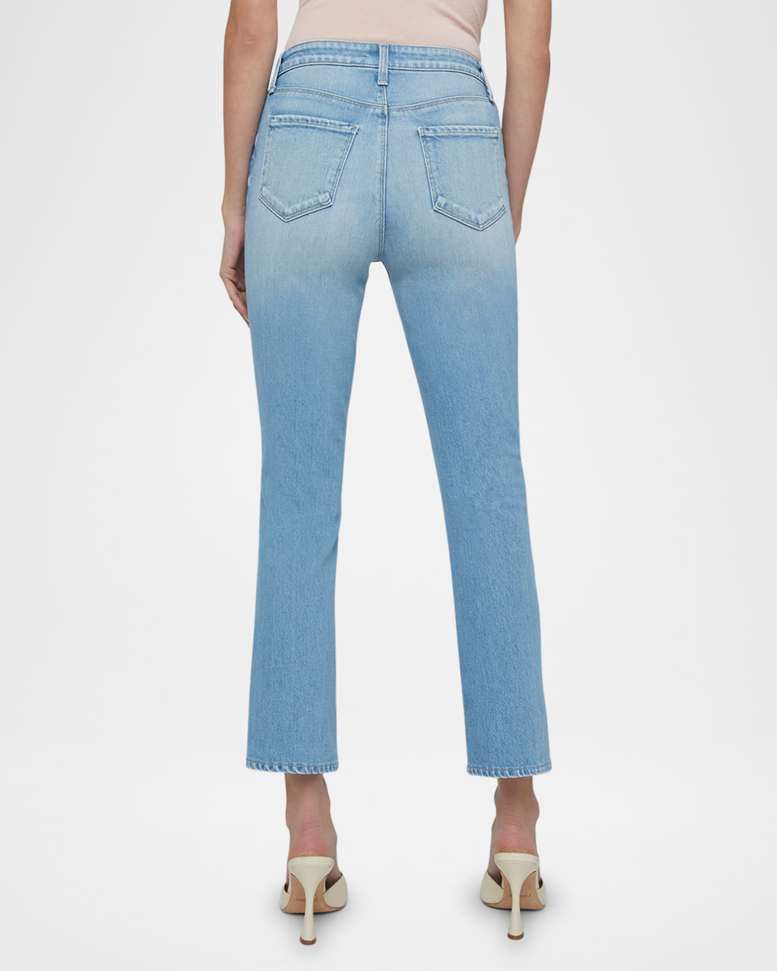 L'Agence Mira Ultra High Rise Cropped Micro Bootcut Jeans | Neiman Marcus
