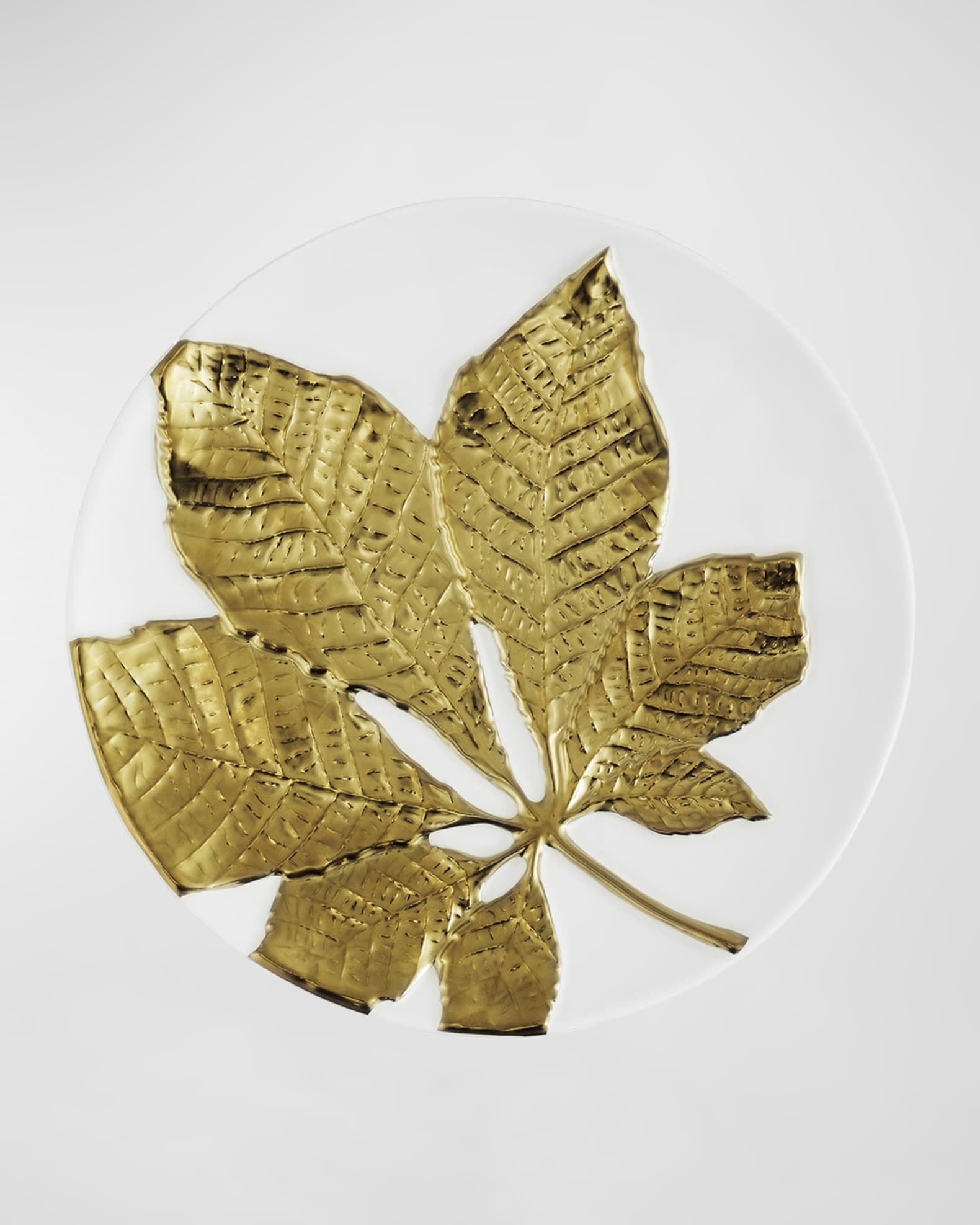 Michael Aram Chestnut Leaf Salad Plate, Set of 4 | Neiman Marcus