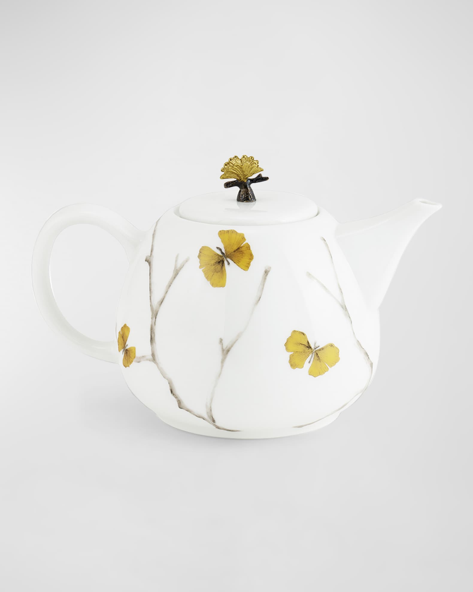 Michael Aram Butterfly Ginkgo Porcelain Teapot, 34 oz. | Neiman Marcus
