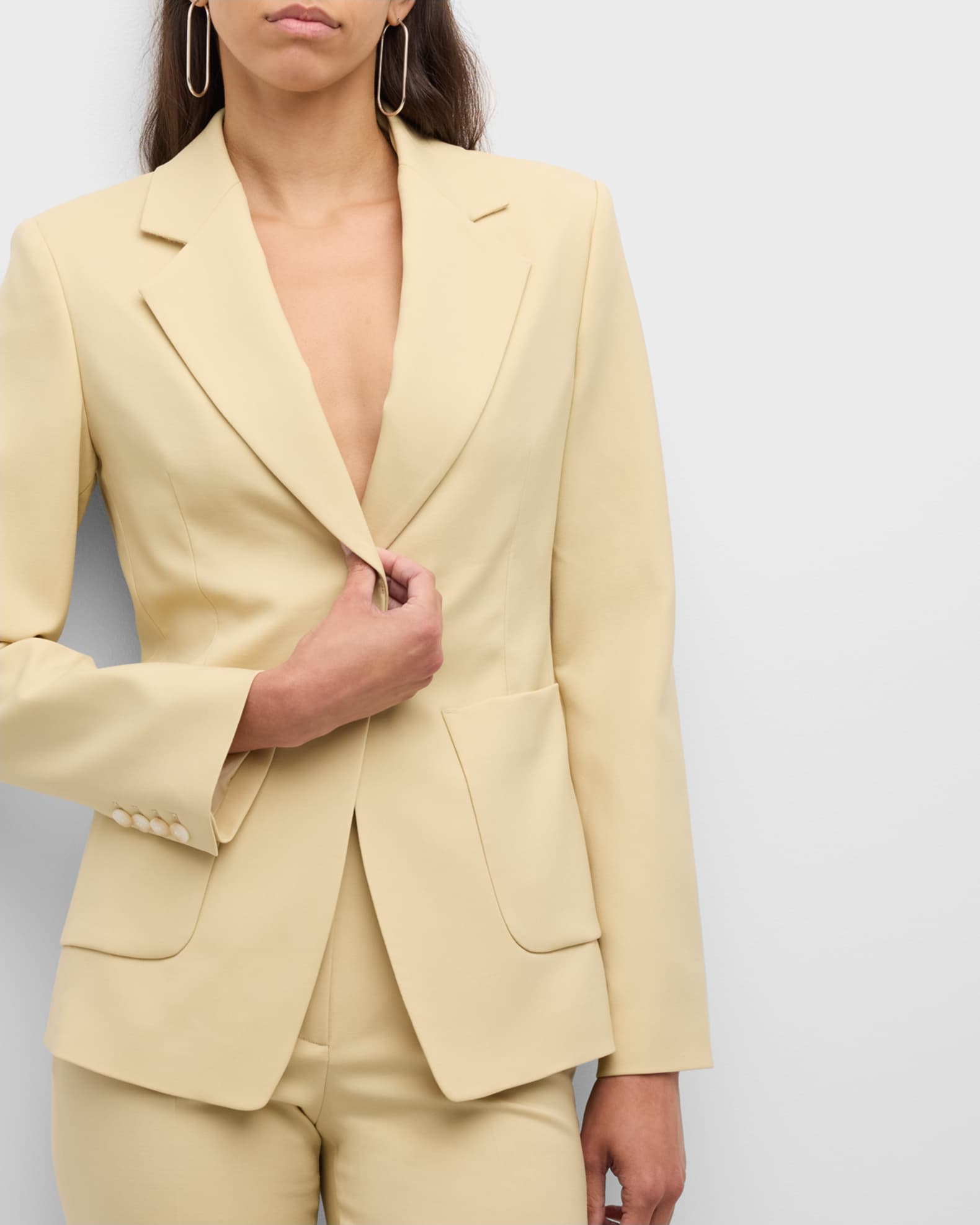 Joseph Glenview Tailored Single-Button Jacket | Neiman Marcus