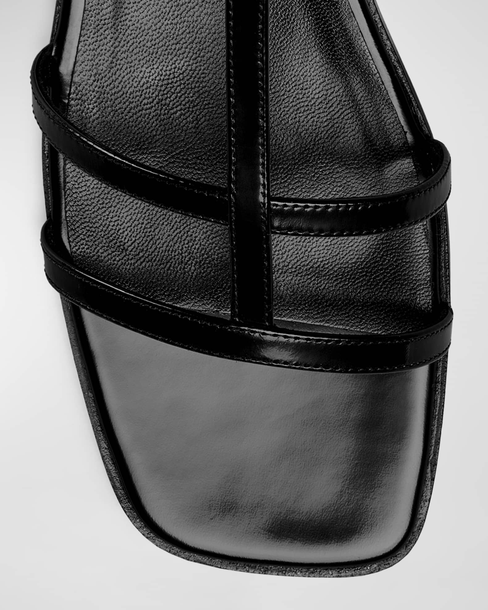 Gucci Divine Leather Slingback Sandals | Neiman Marcus