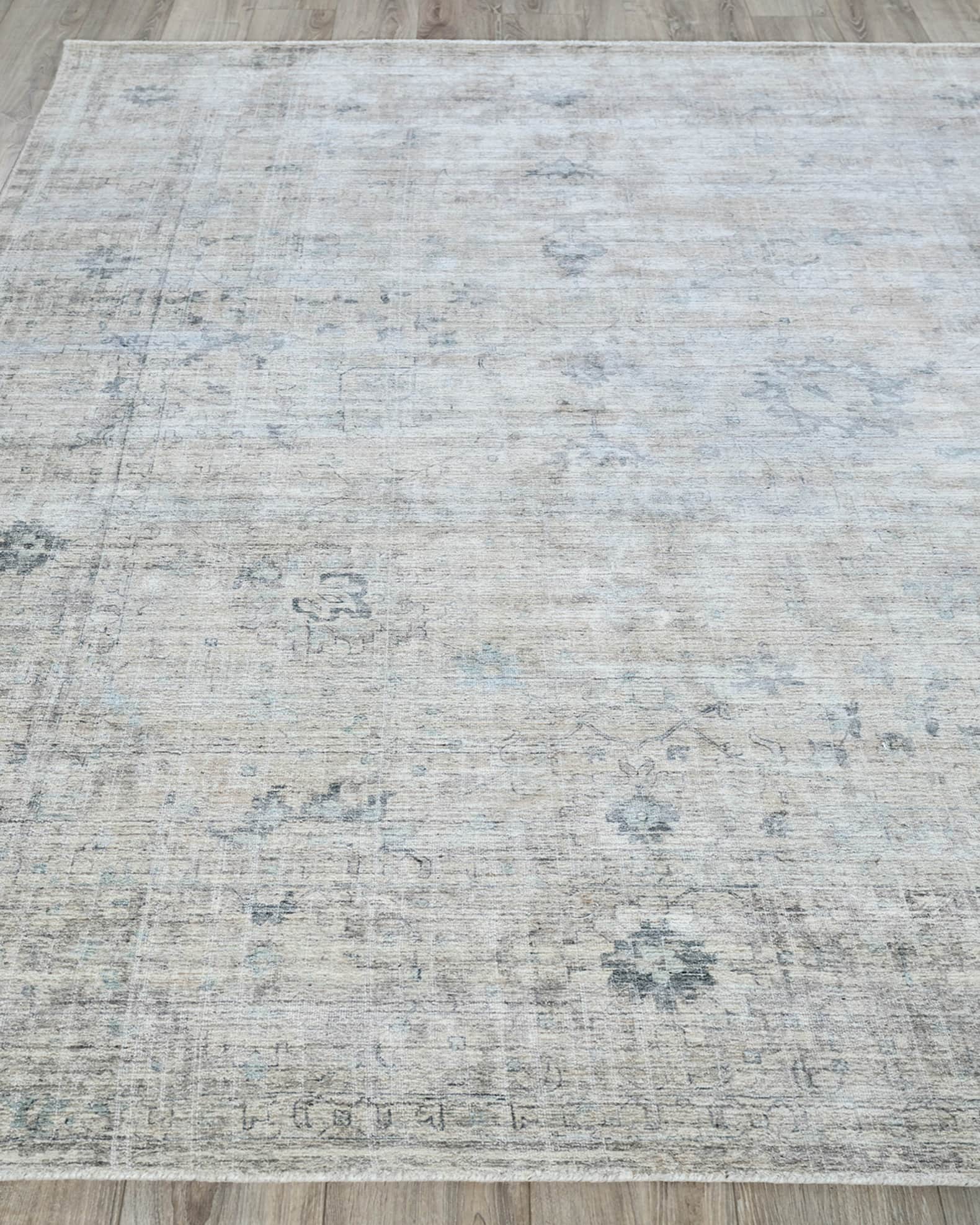 Cambridge Hand-Loomed Beige & Brown Rug | Neiman Marcus